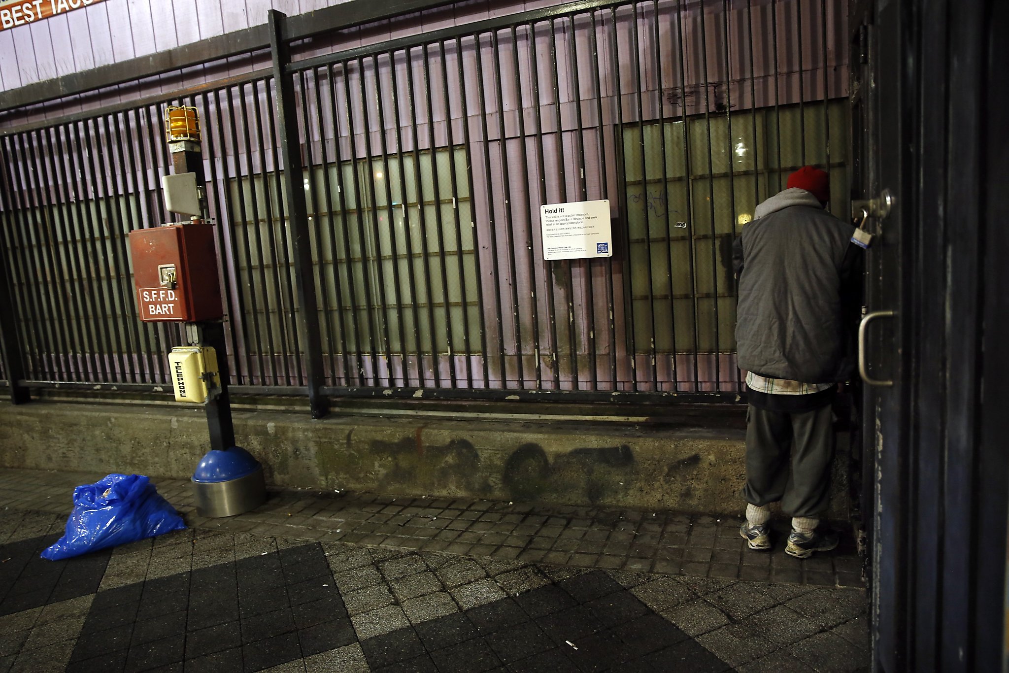 S.F.’s new urine-resistant walls seem to be keeping things dry