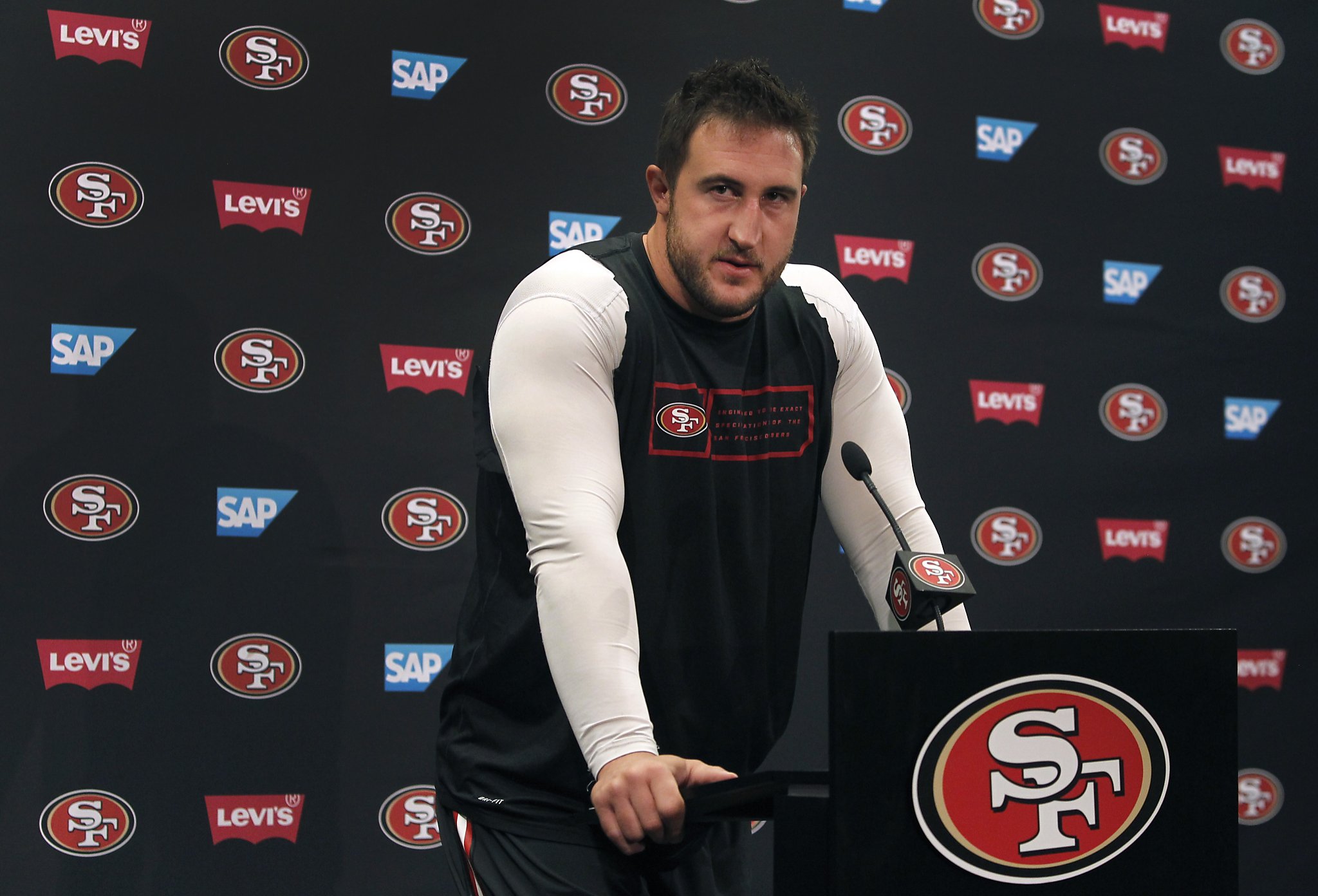 Joe Staley, Pro Bowl lineman, stays hopeful in 49ers’ bad year
