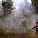 Lake County fire leaps firefighters’ line at Highway 20 - SFGate