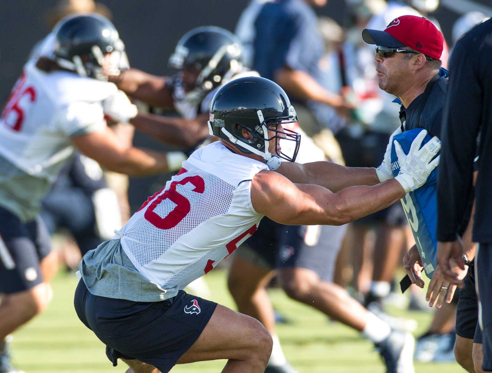 Cushing back to full speed as Texans begin