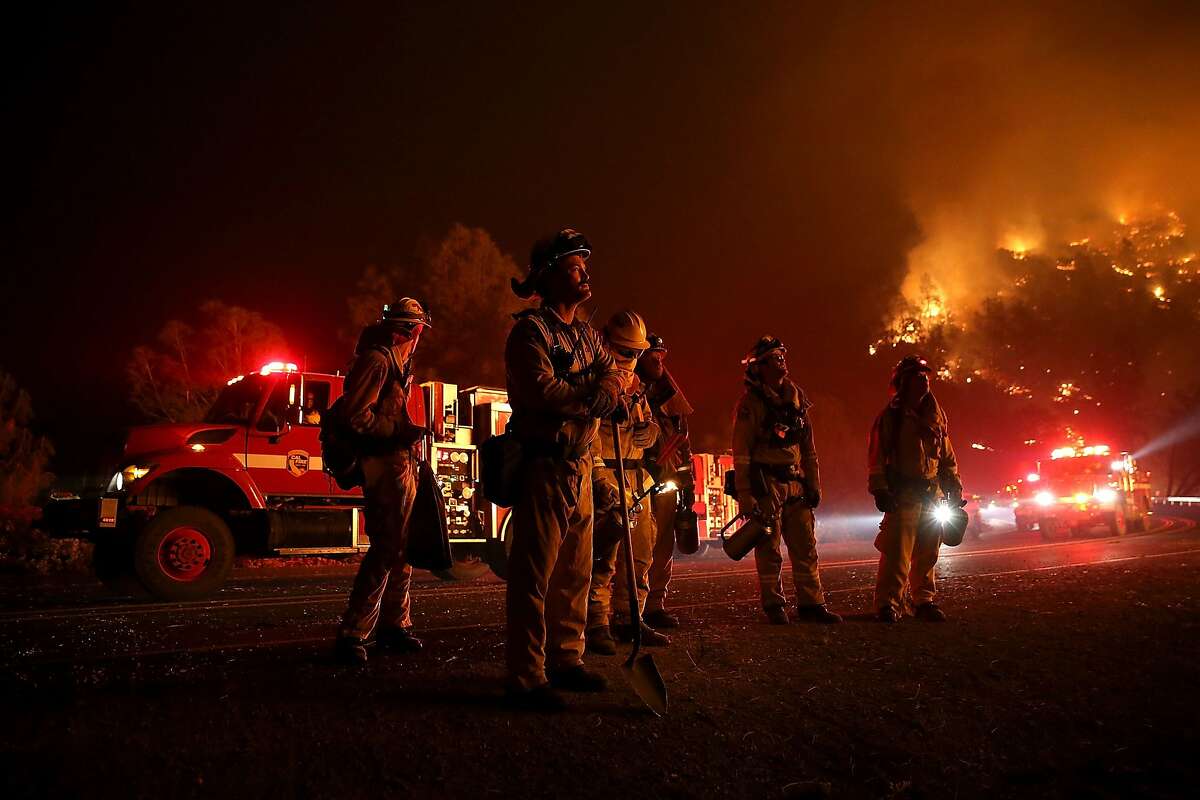 Lake County fire leaps firefighters’ line at Highway 20