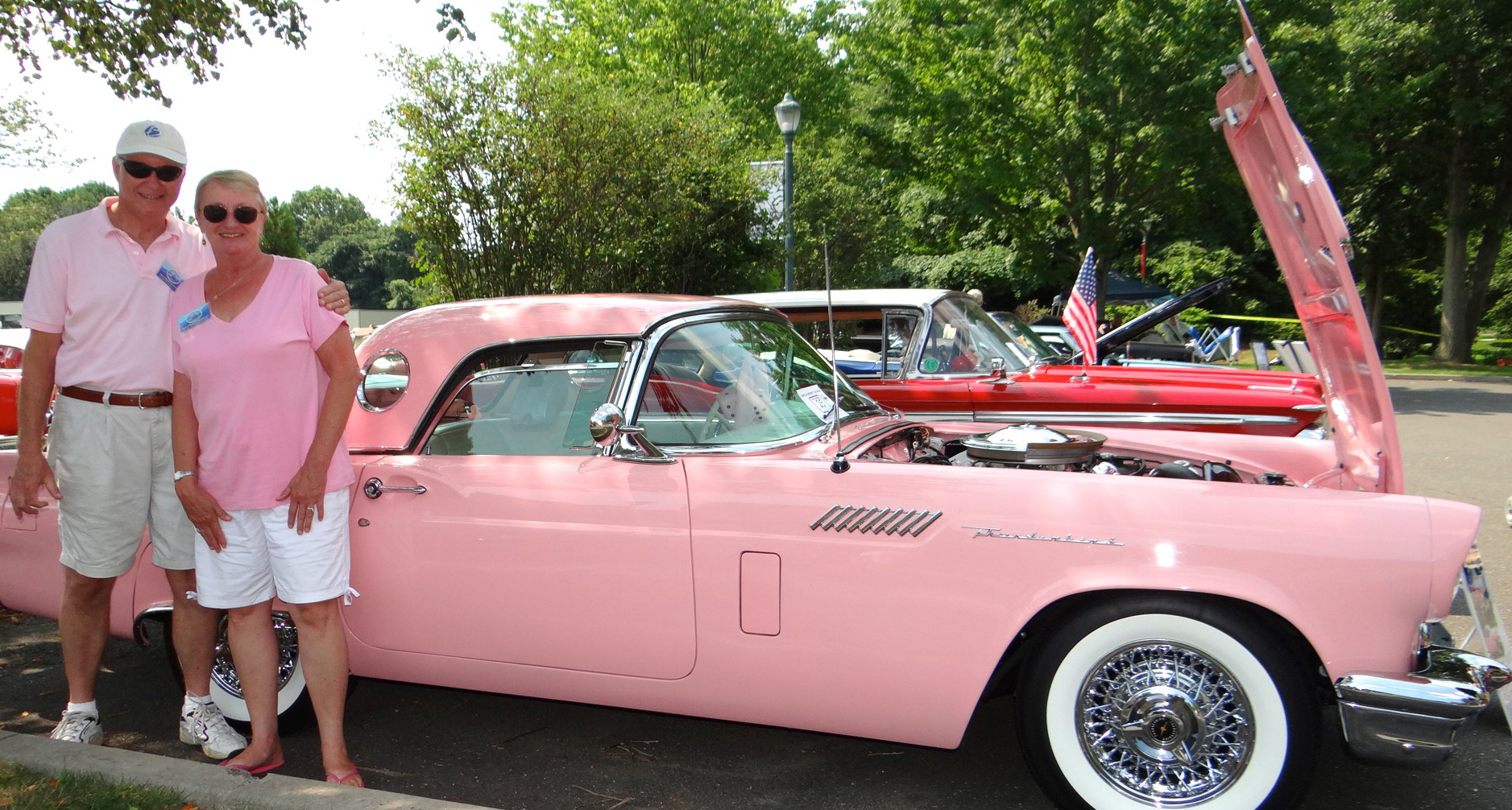 Classic car showcase shines on a summer day