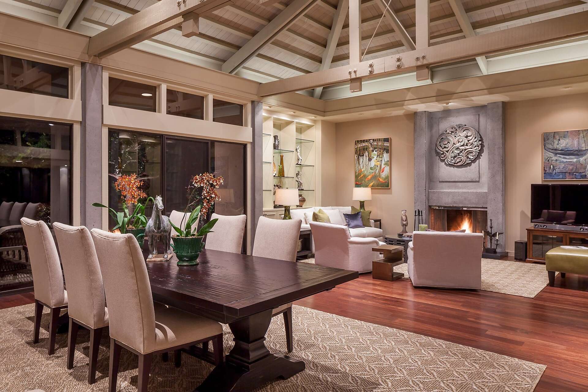 Nicasio home with stable on bucolic grounds