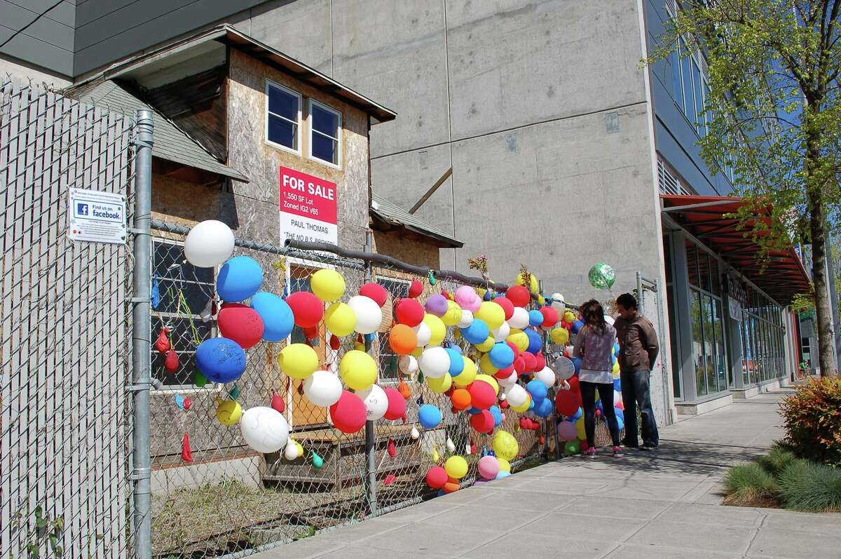 The celebrated "Up" house will be delivered to a non-profit organization