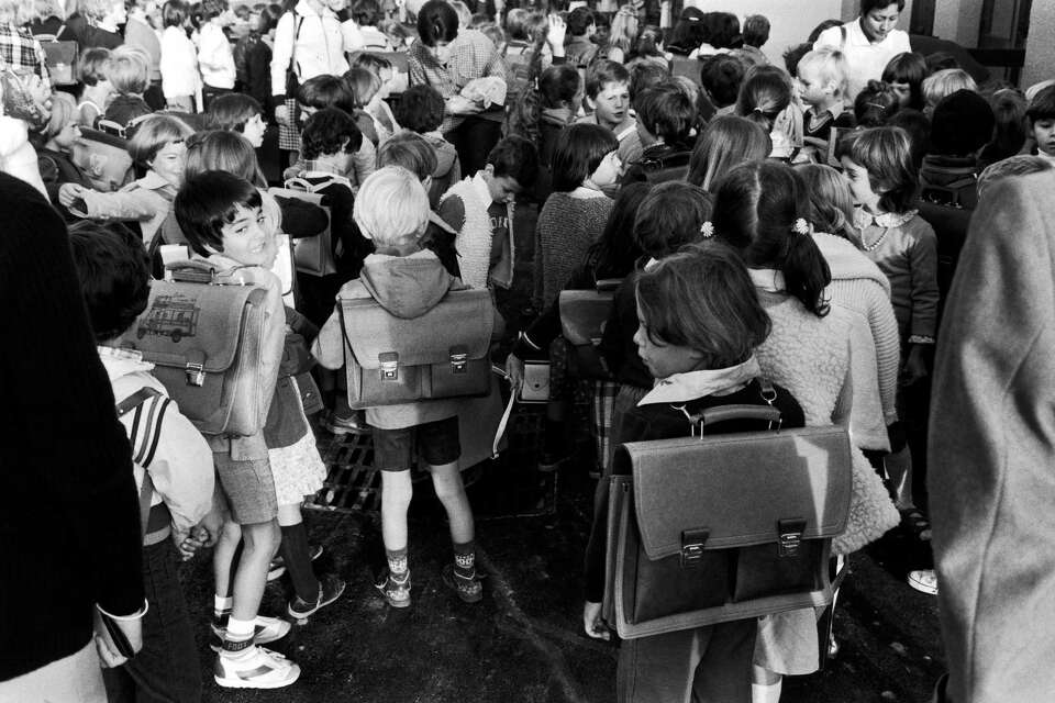 Vintage first day of school photos
