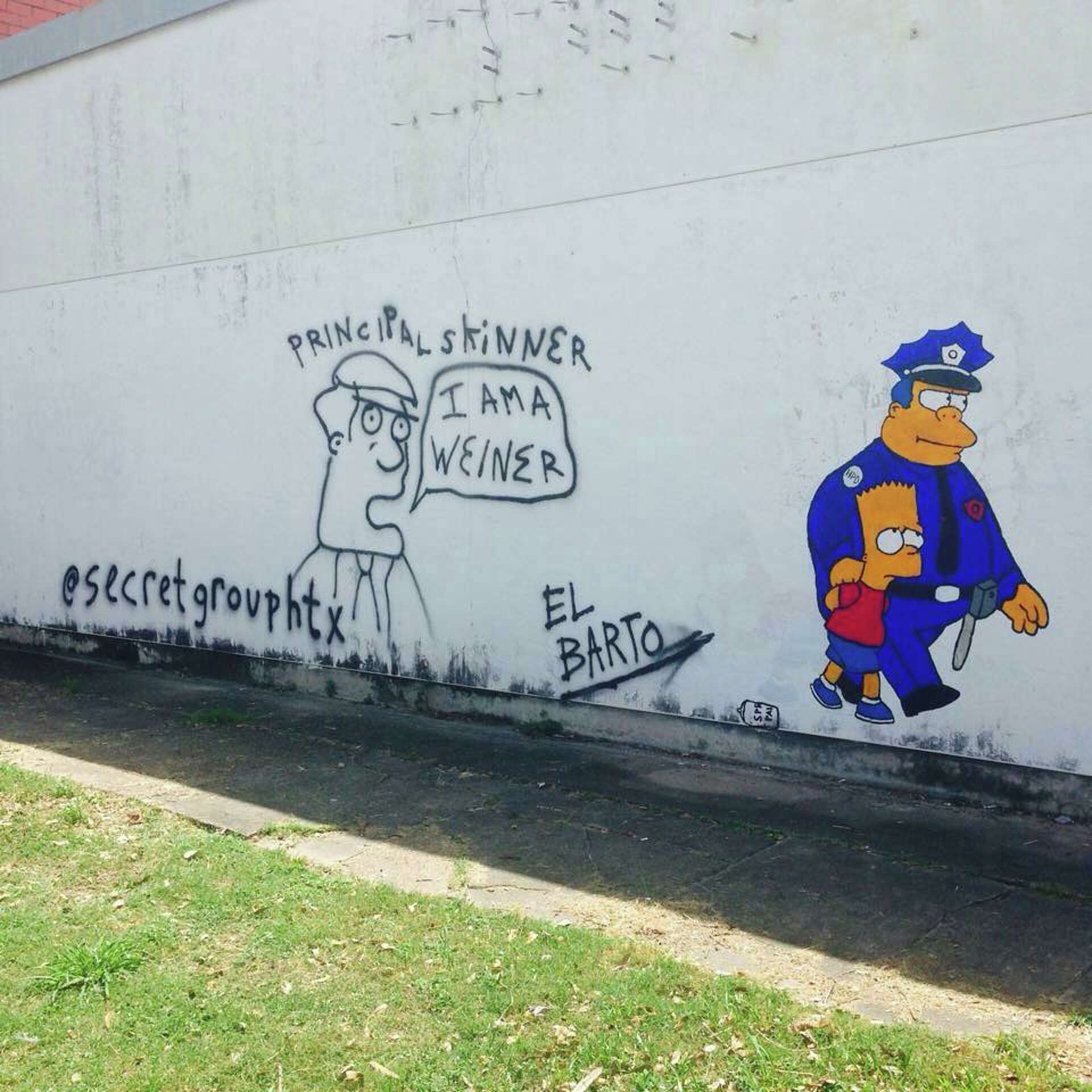 The story behind that Simpsons street art on downtown Houston's east side