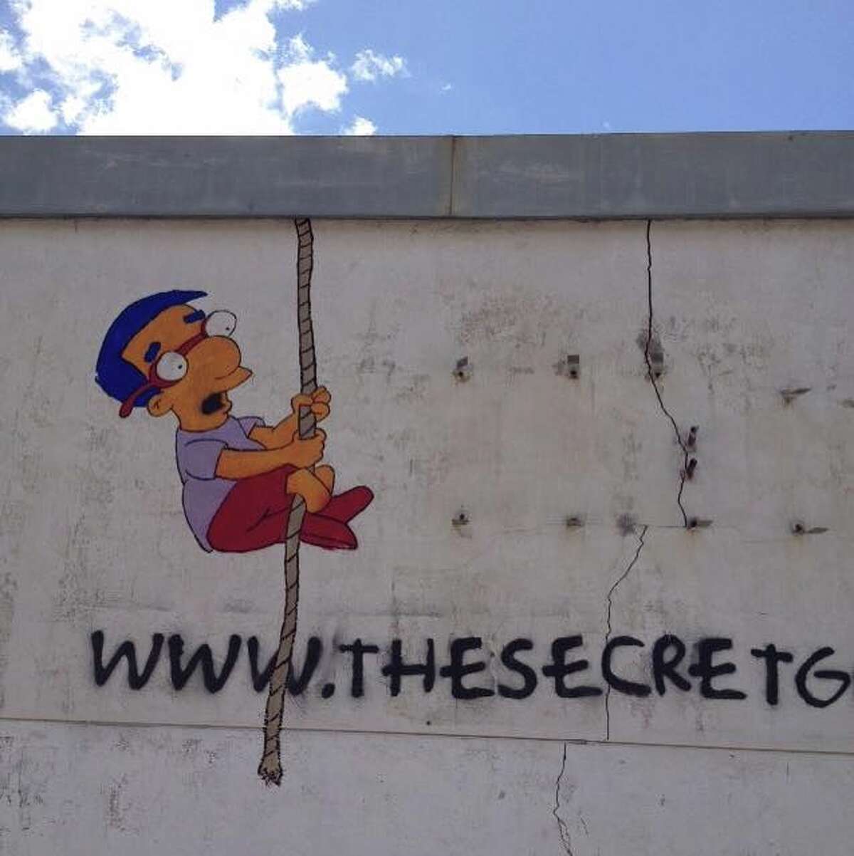 The story behind that Simpsons street art on downtown Houston's east side