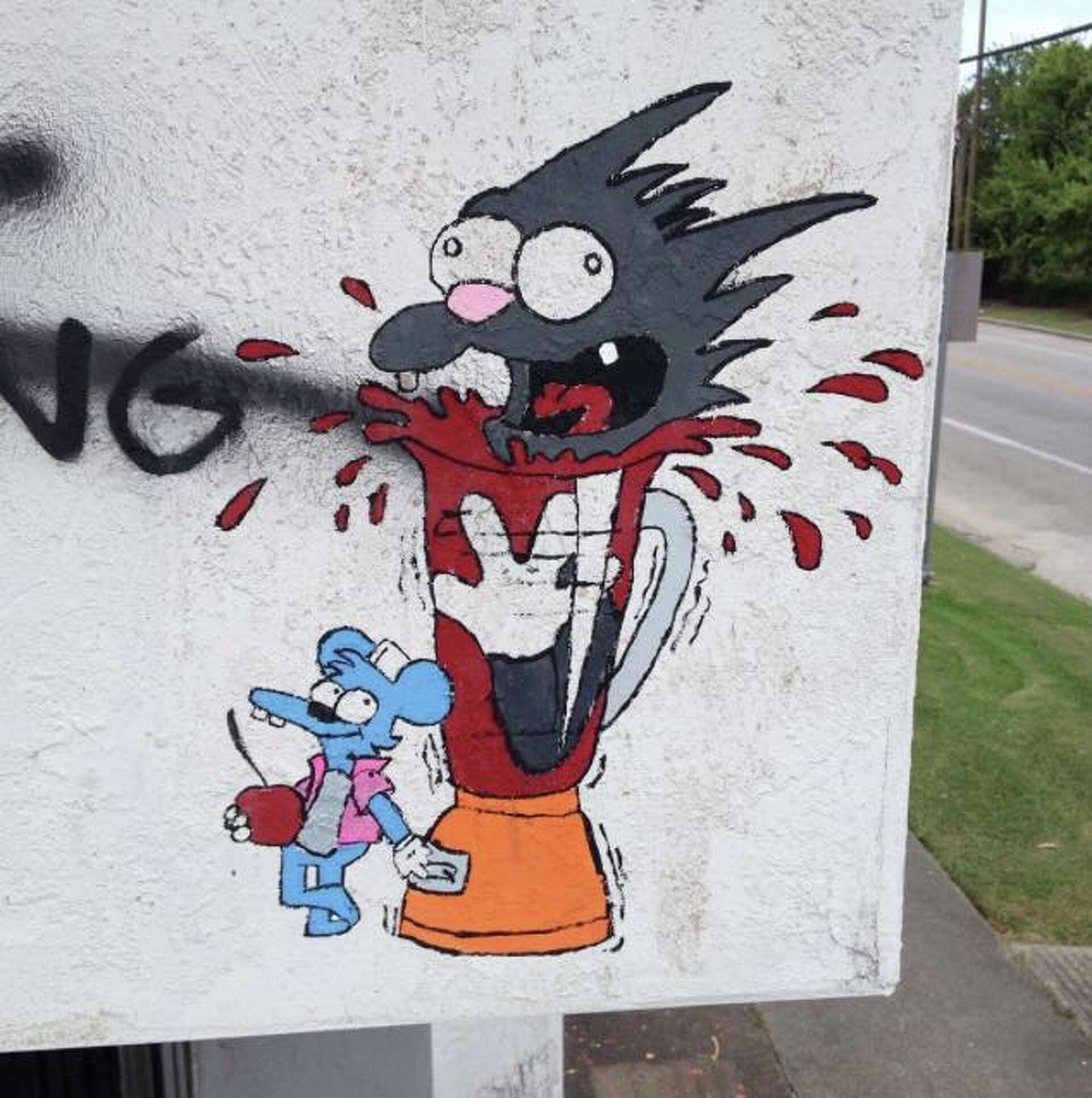 The Simpsons Street Art