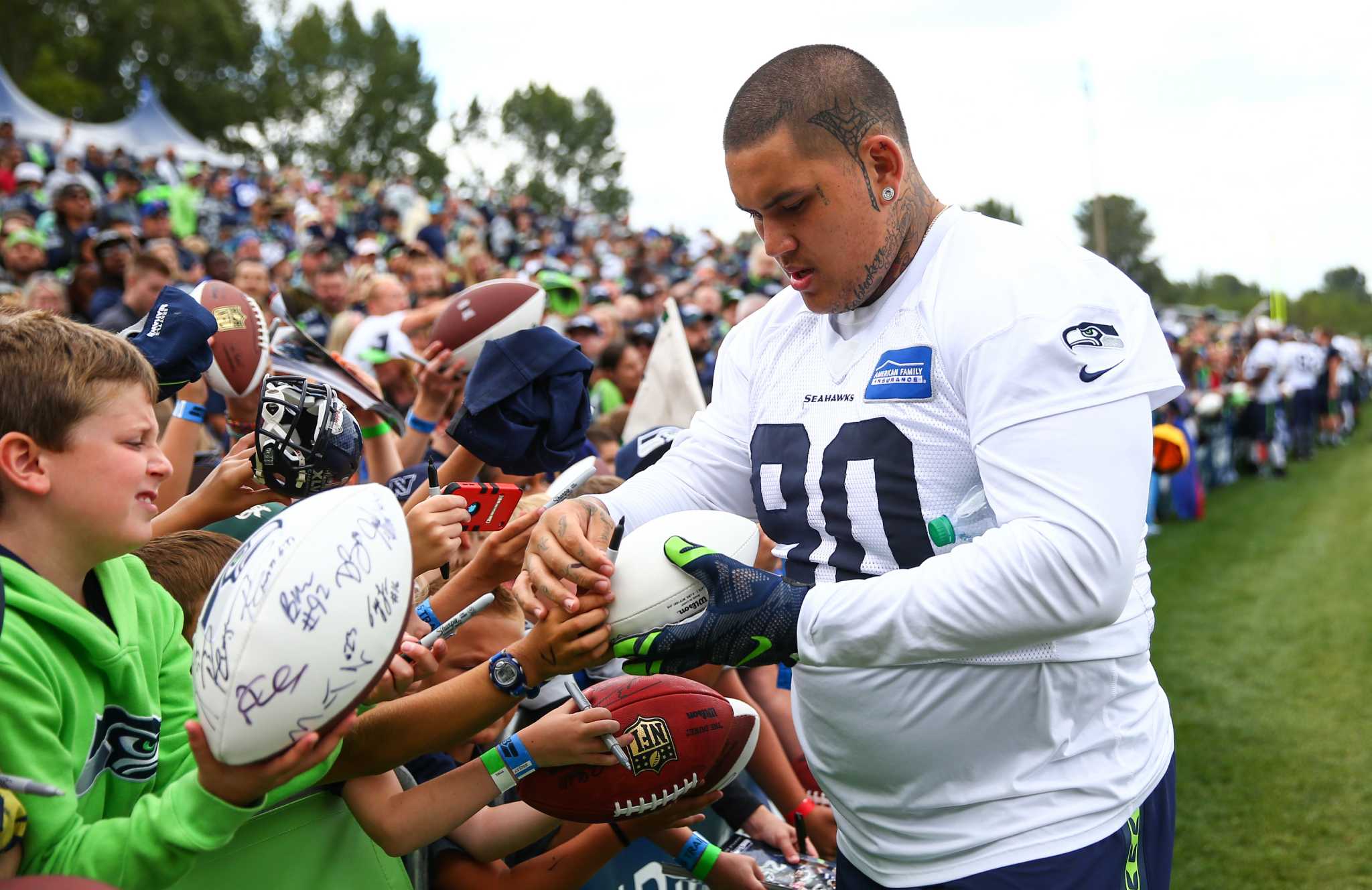 Seahawks release DT Jesse Williams, tender CB Marcus Burley