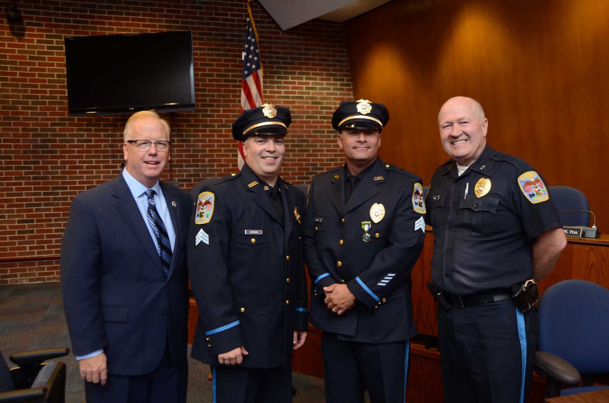 Danbury police promote two to lieutenant