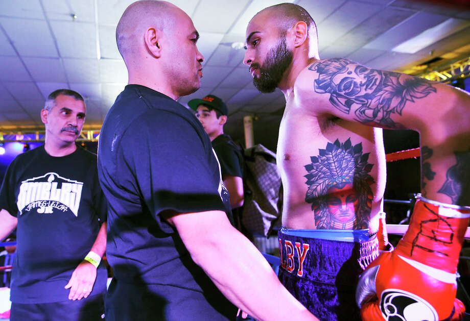 Eyes on boxing prize again for Leija Jr. after opponent weighs in - San ...