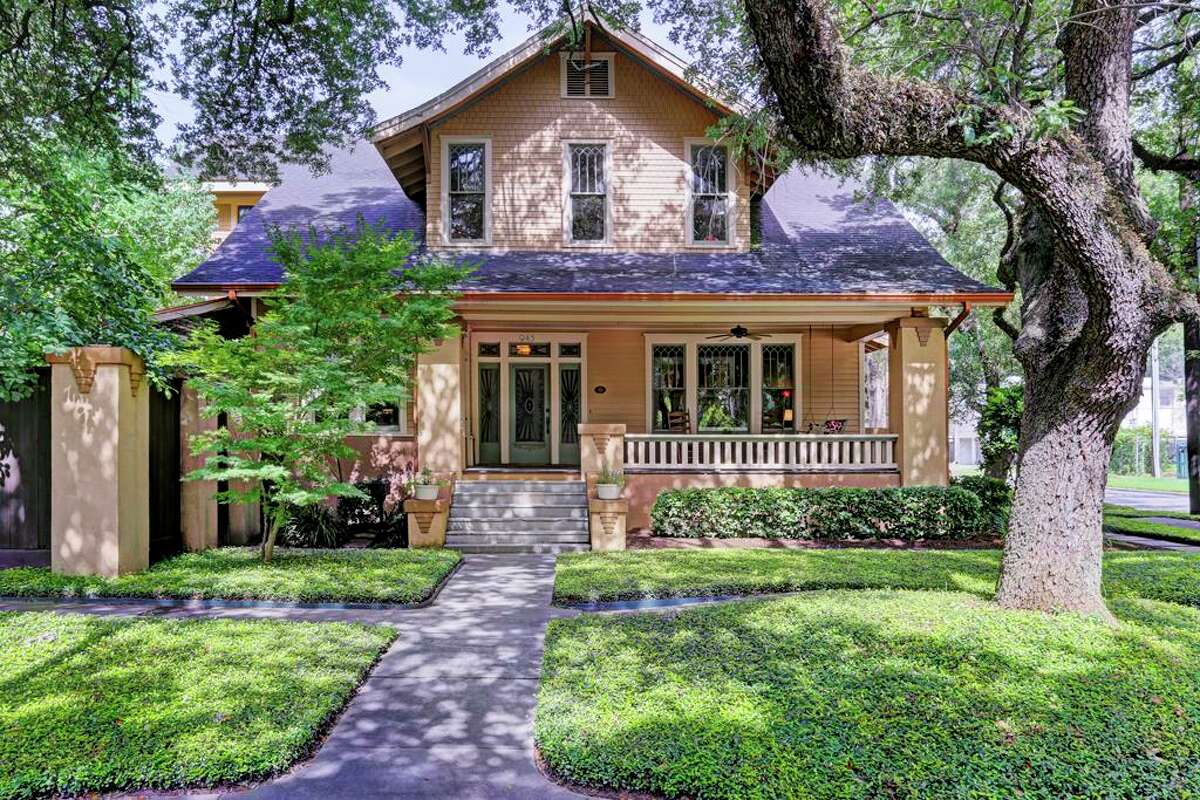 Houston historic Greater Heights homes built 1908-1922