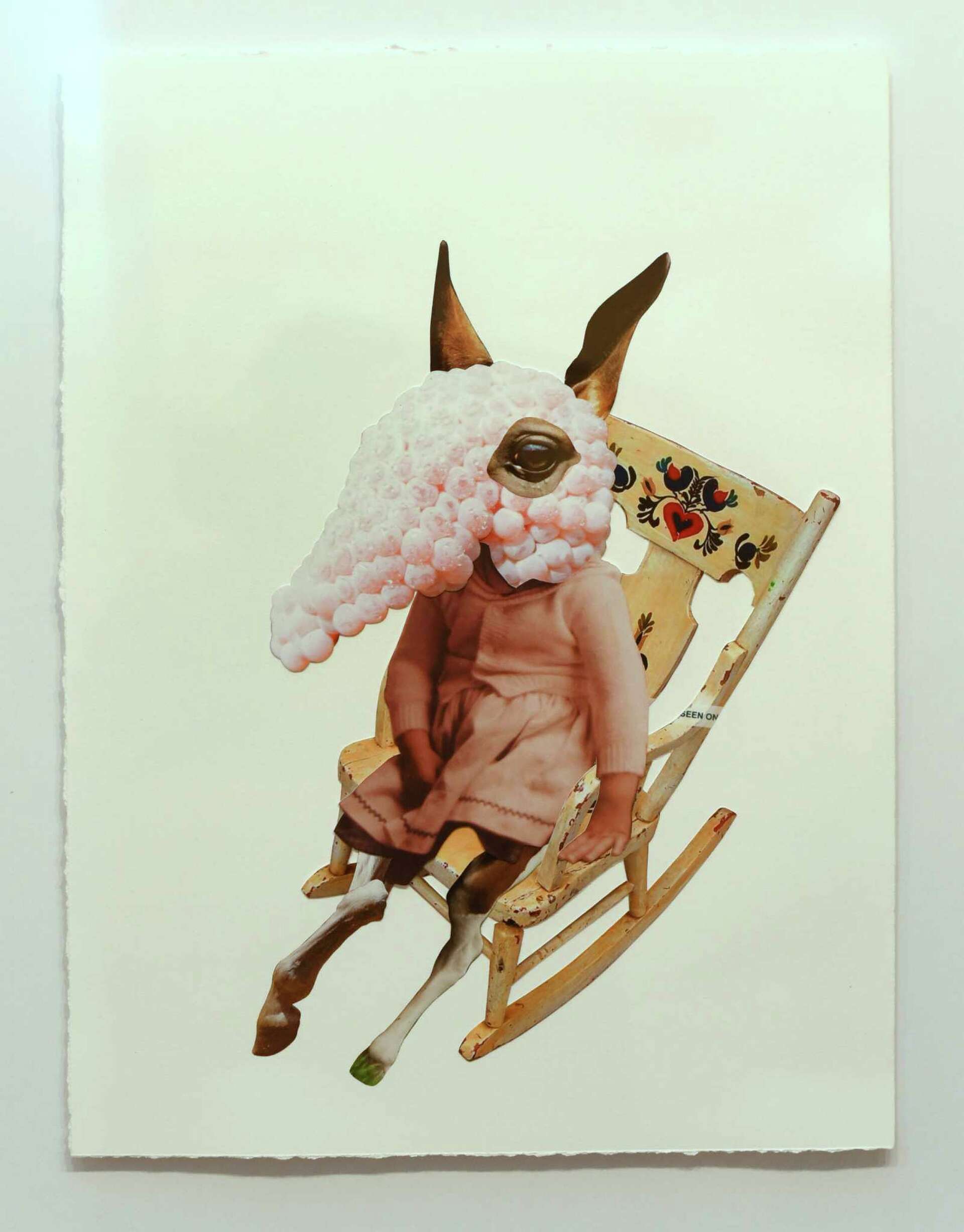 Collage artist’s work has struck a nerve