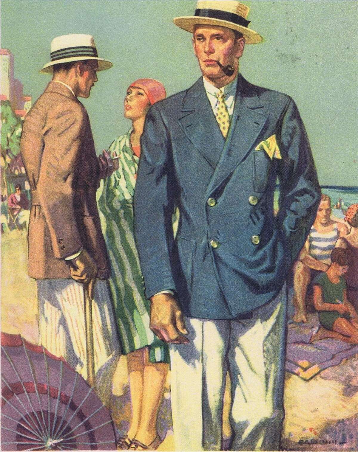 Vintage 'Gatsby'-era style book shows dramatic change in men's fashion