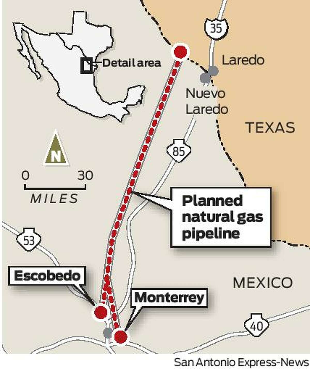 Natural gas pipeline to Mexico poised to expand