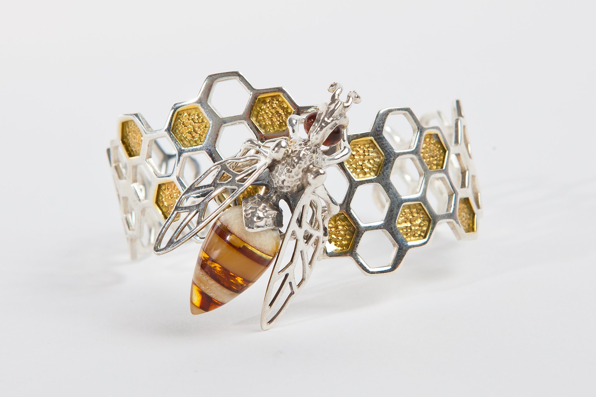 Bee-theme jewelry for National Honeybee Day
