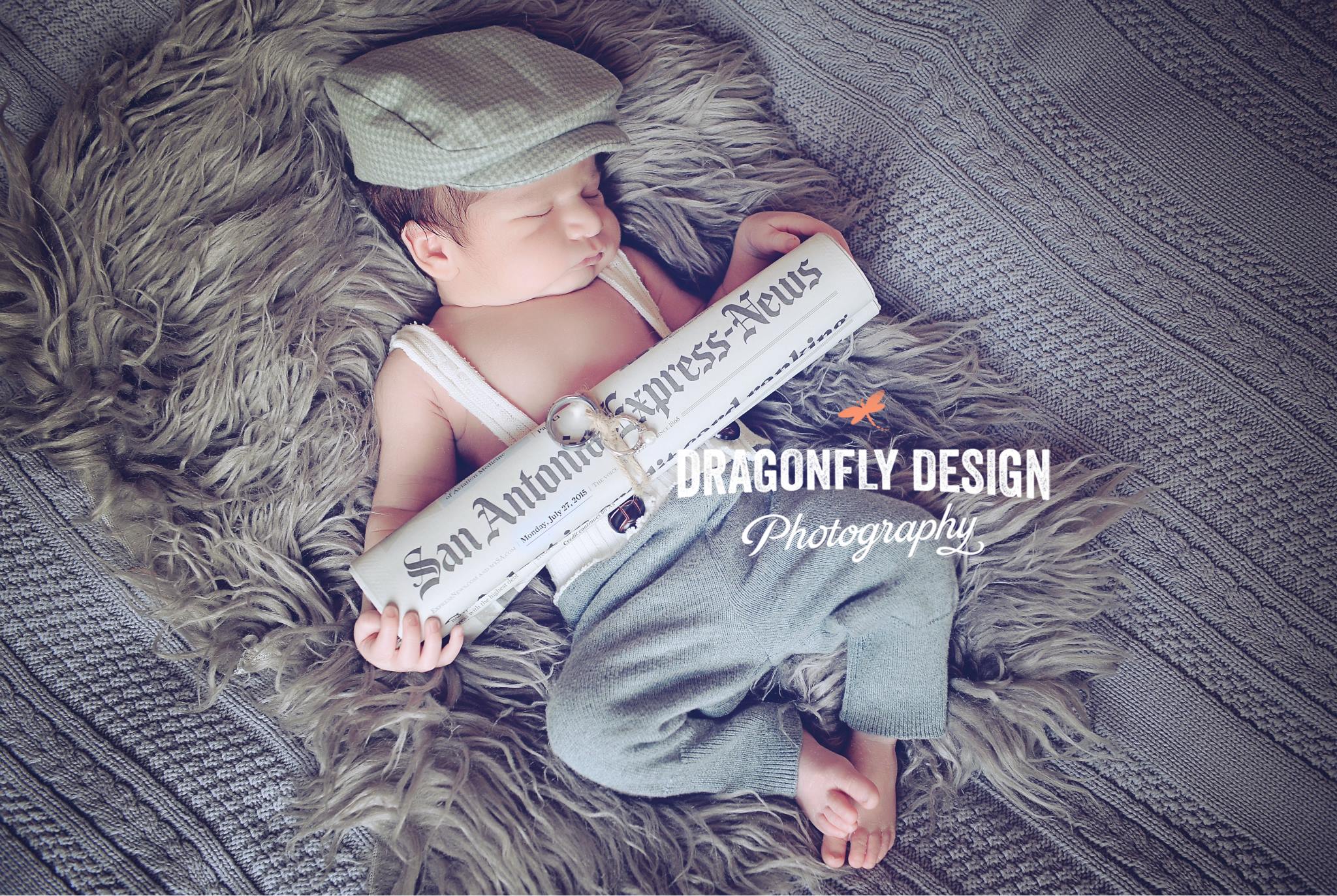 Read all about it: baby announces his arrival in San Antonio Express ...