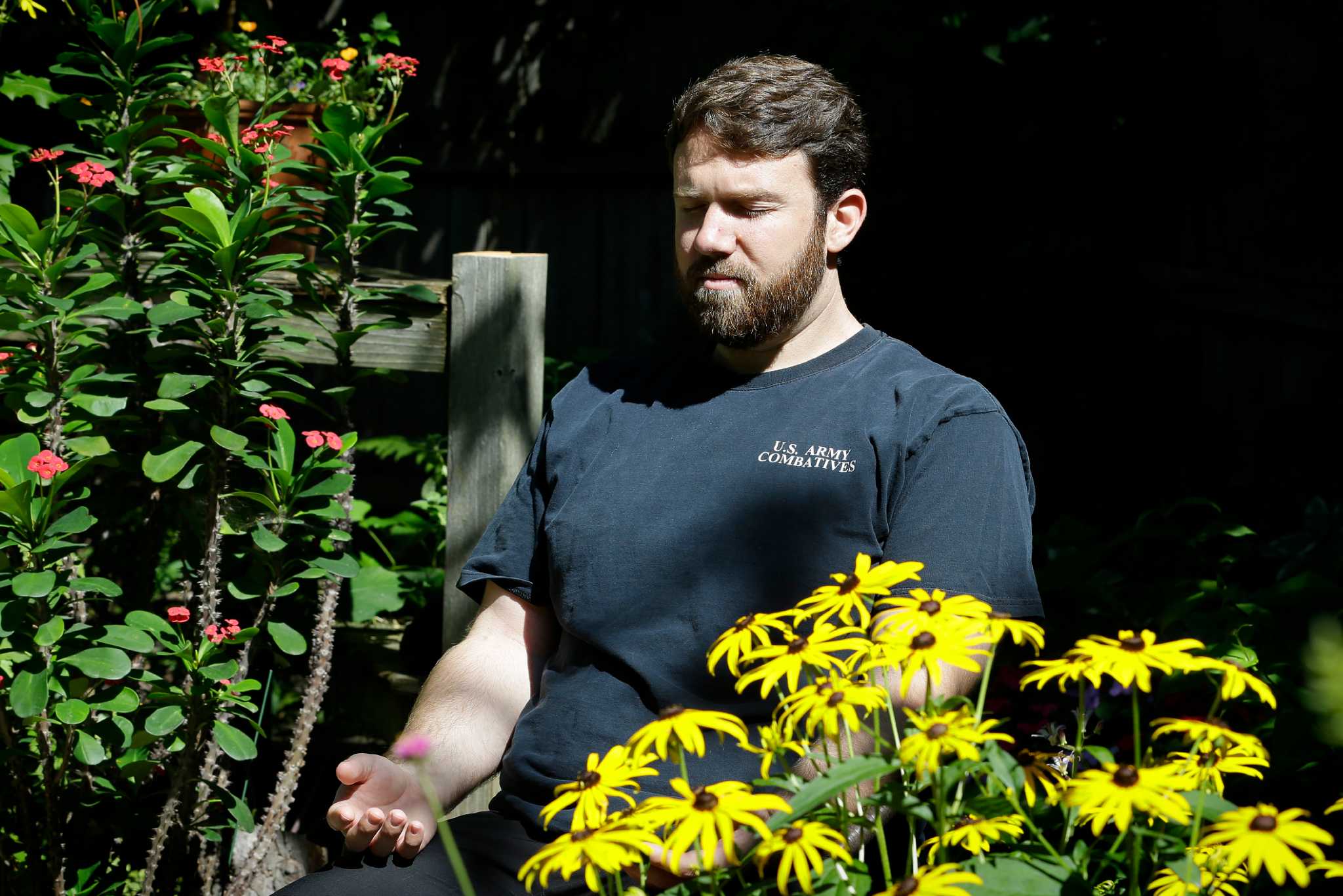 One 'om’ at a time, veterans beating PTSD