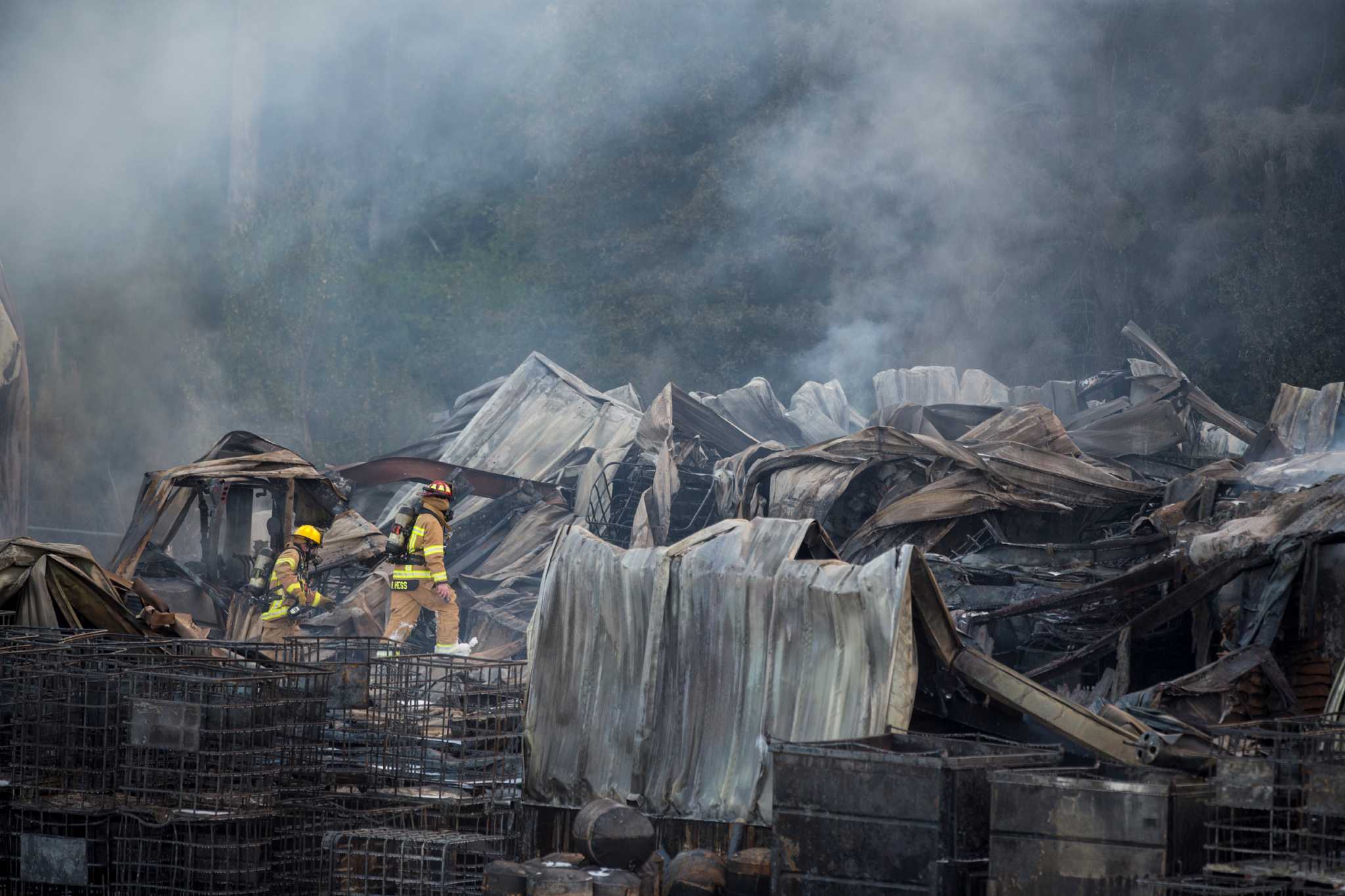 Conroe chemical plant devastated by explosion and fire