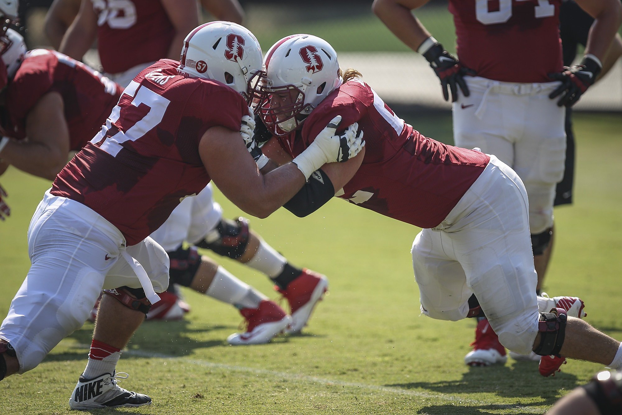Stanford offensive line looks ready to live up to billing