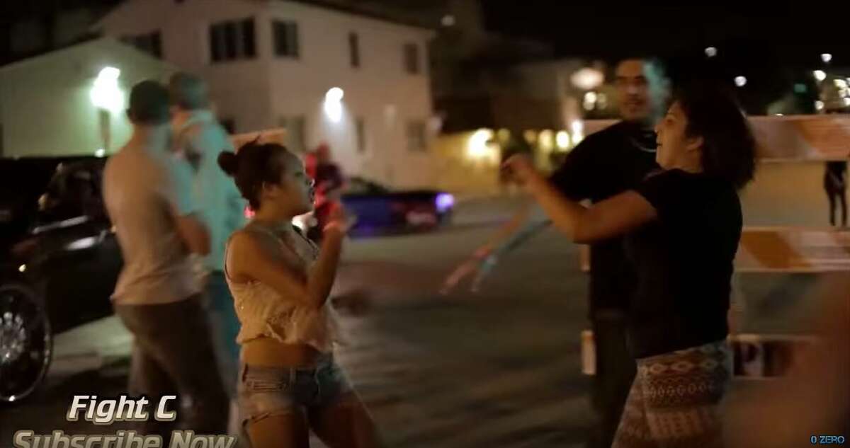 Social media amazed by high-def video of 'girl fight on 6th Street'