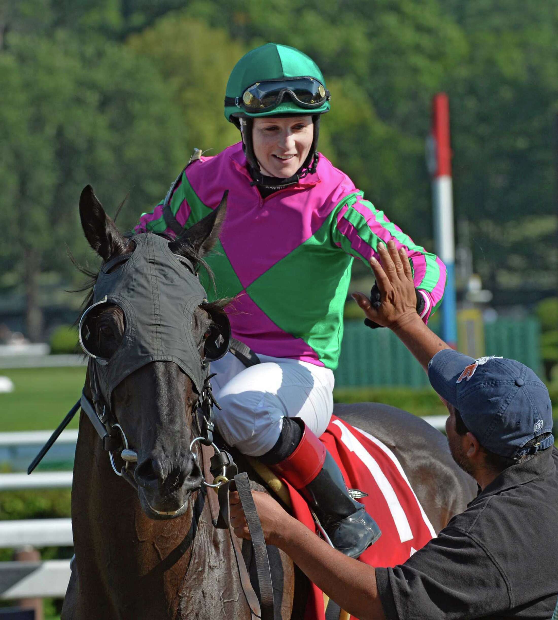 Former jockey Rosie Napravnik finds joy in 'retirement,' motherhood