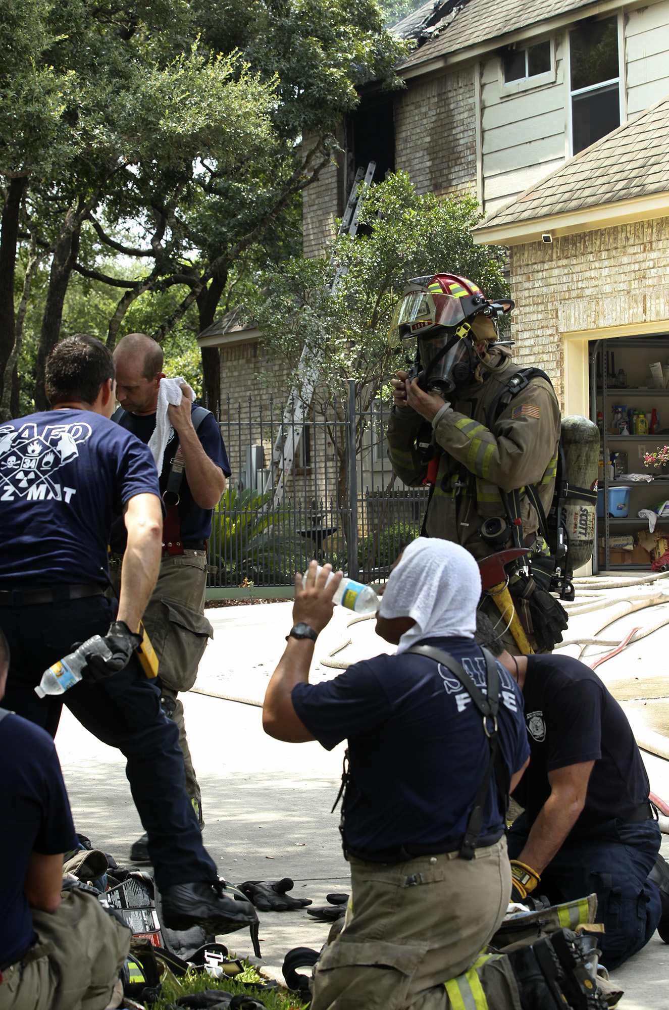 Home damaged in second-story fire on Northwest Side