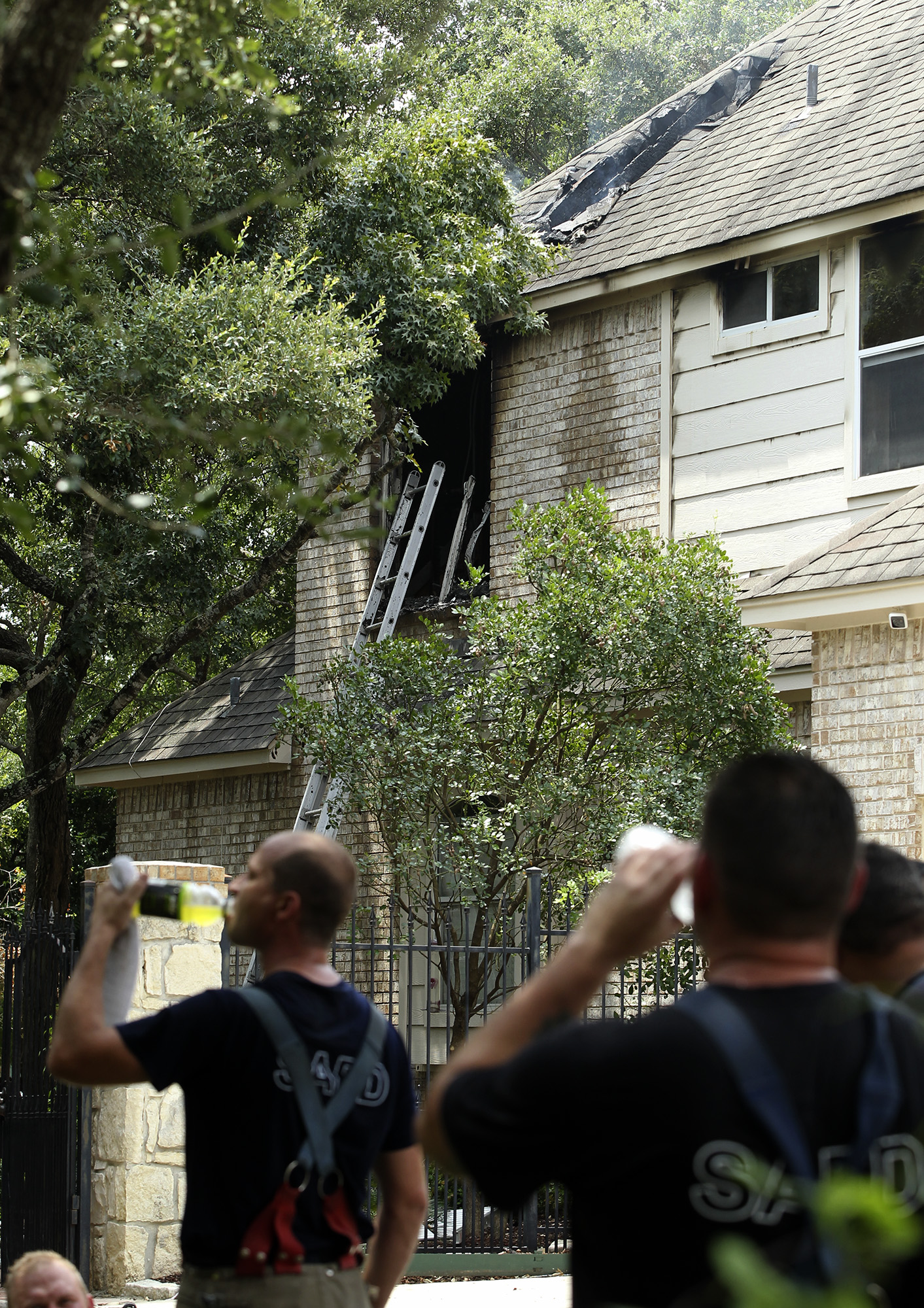 Home damaged in second-story fire on Northwest Side