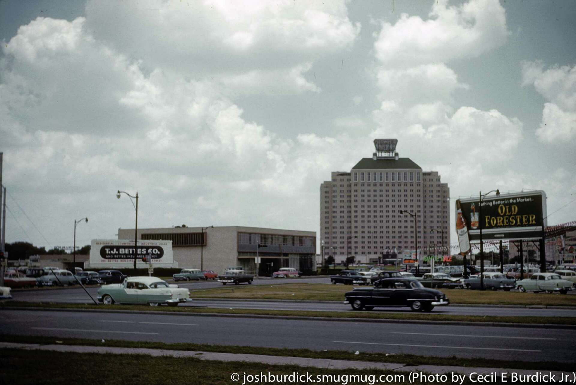 The city of Houston as seen in Kodachrome photos shot in the '50s and '60s