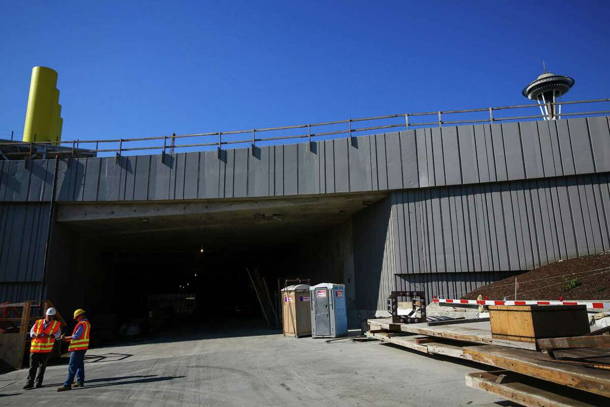Tour of Highway 99 north tunnel entrance