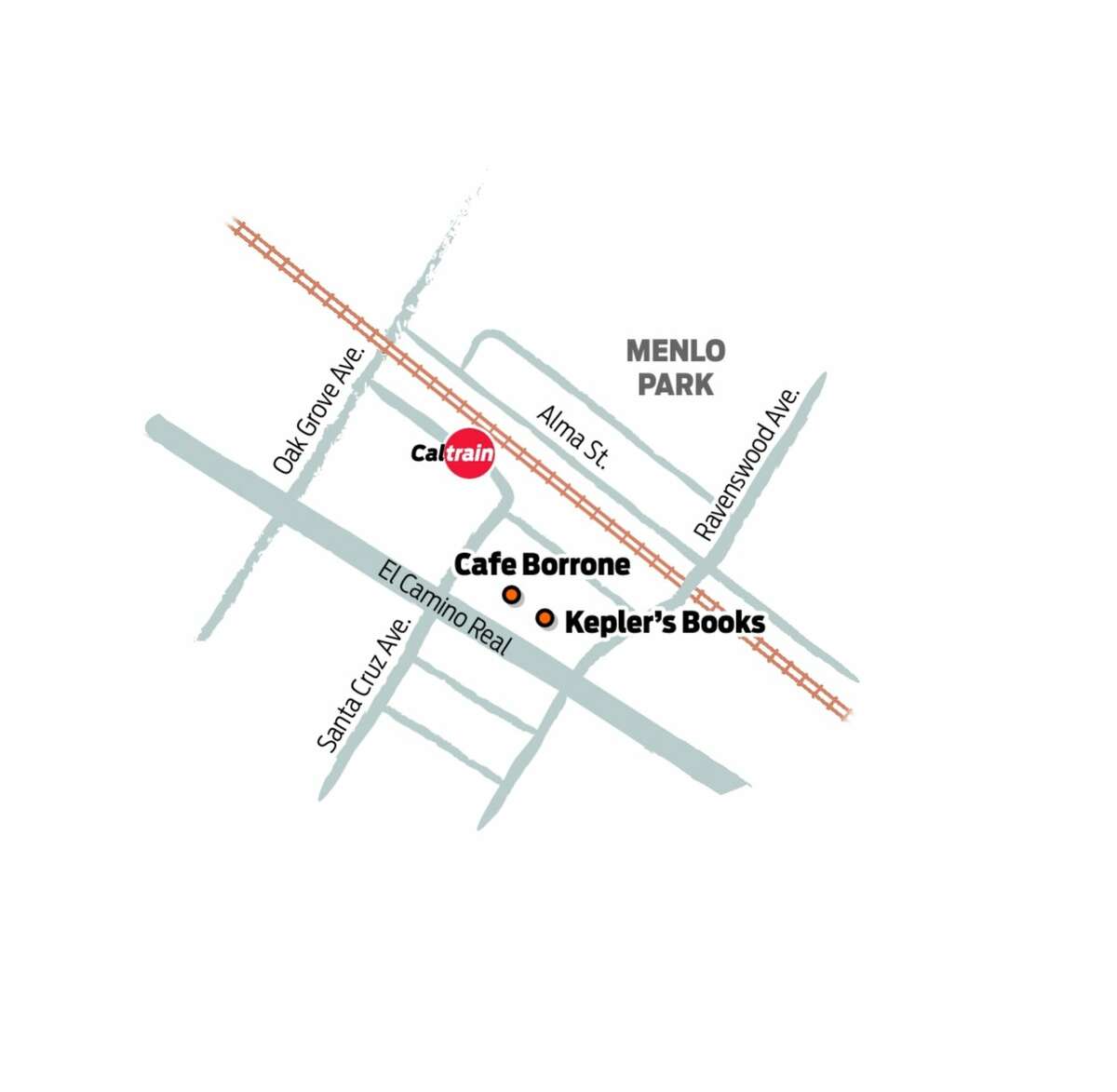 Interesting sights within walking distance of Caltrain stops