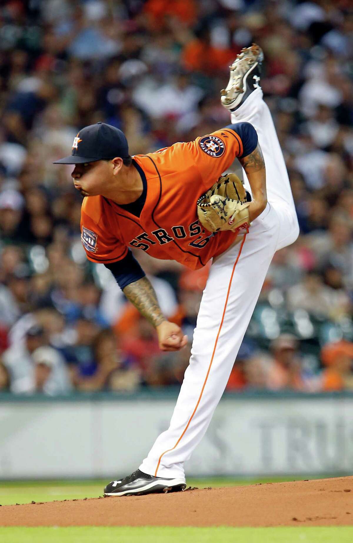 Stud Astros pitcher returns to show after stint in minors