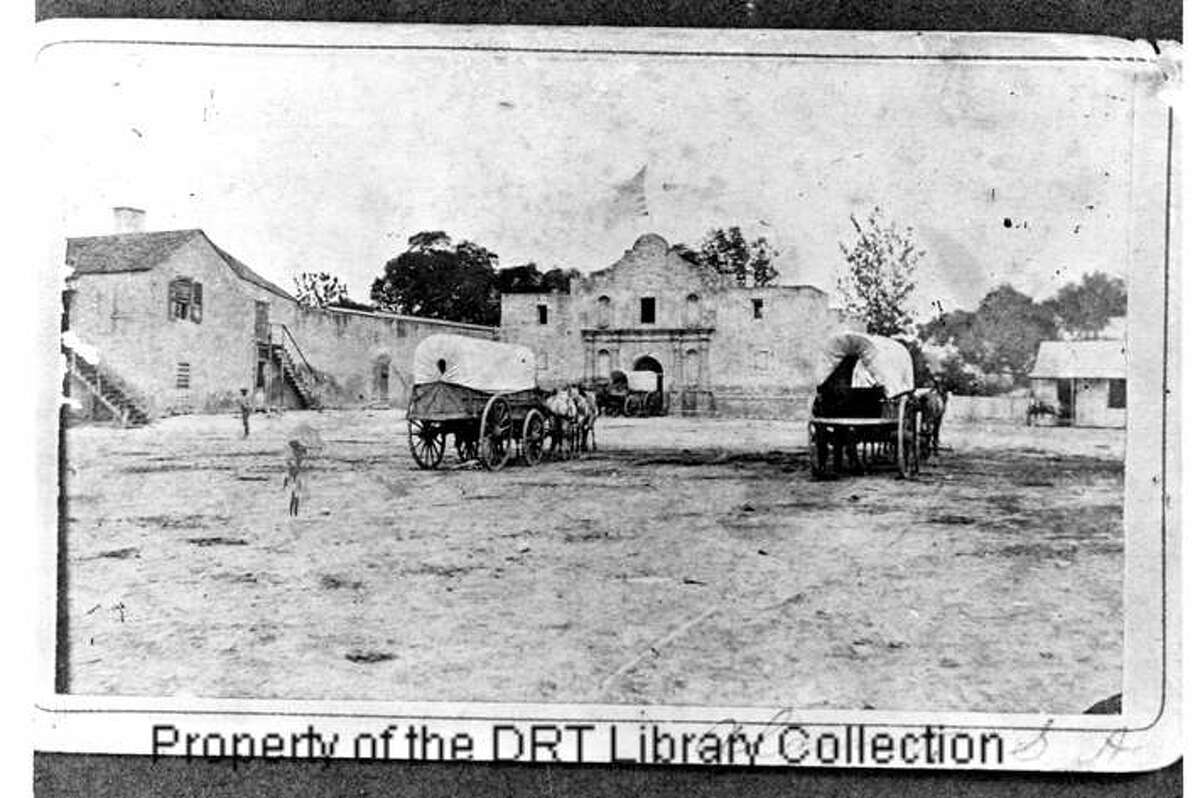 This photo of the Alamo is the oldest known image of Texas