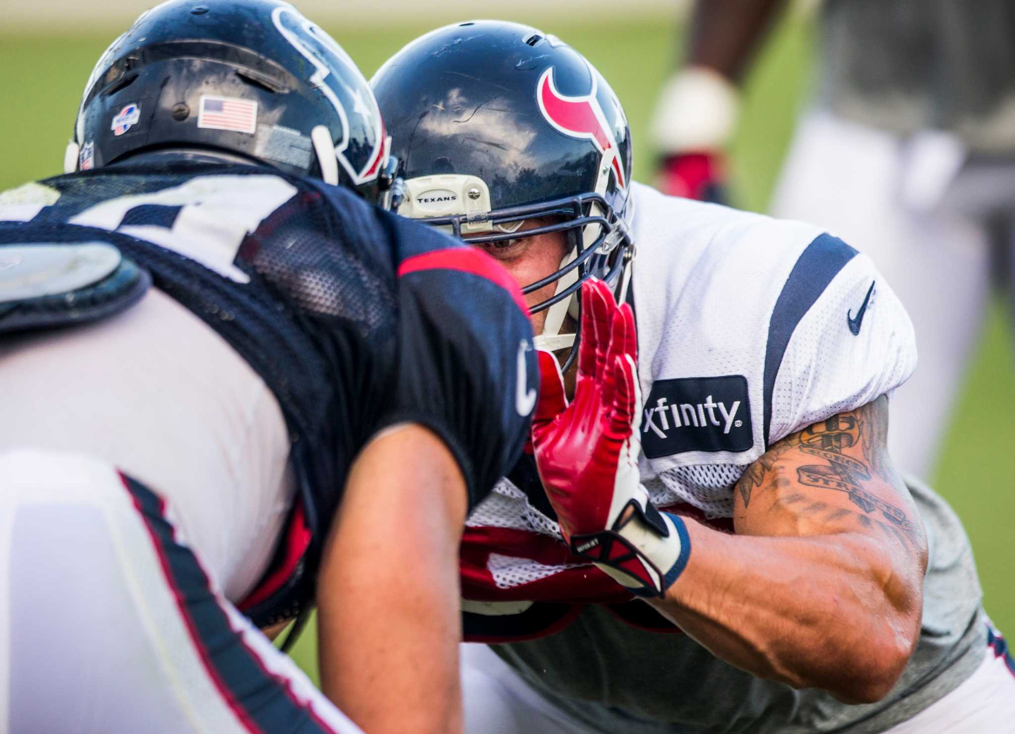 Improvements worth the weight for Texans LB Simon