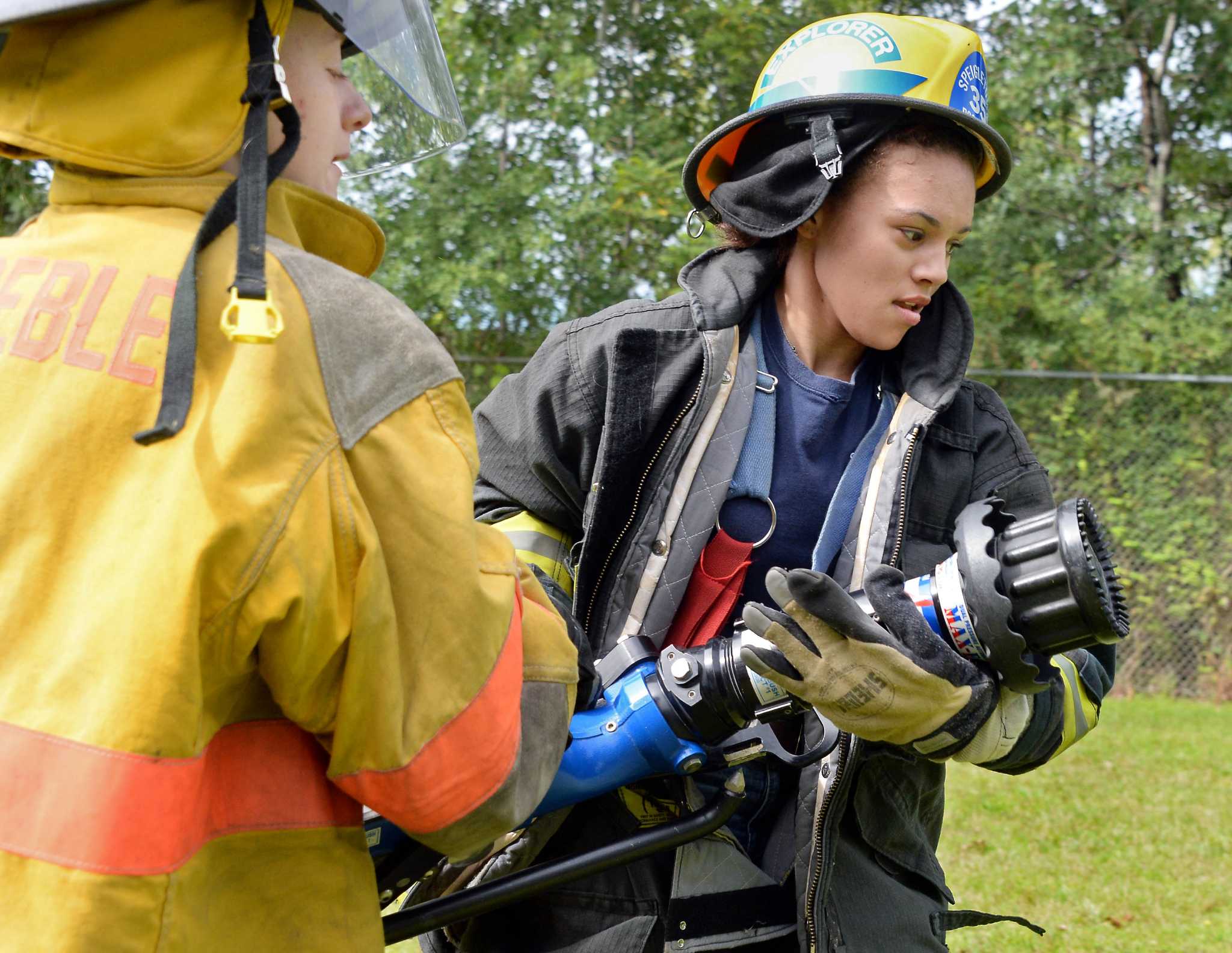 Photos: Learning how to fight fires