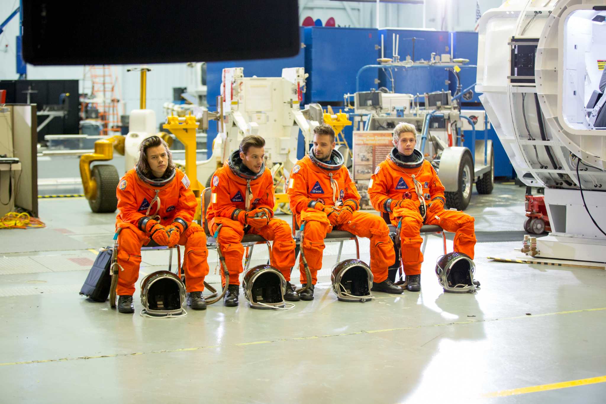 One Direction shows the right stuff in music video filmed at NASA