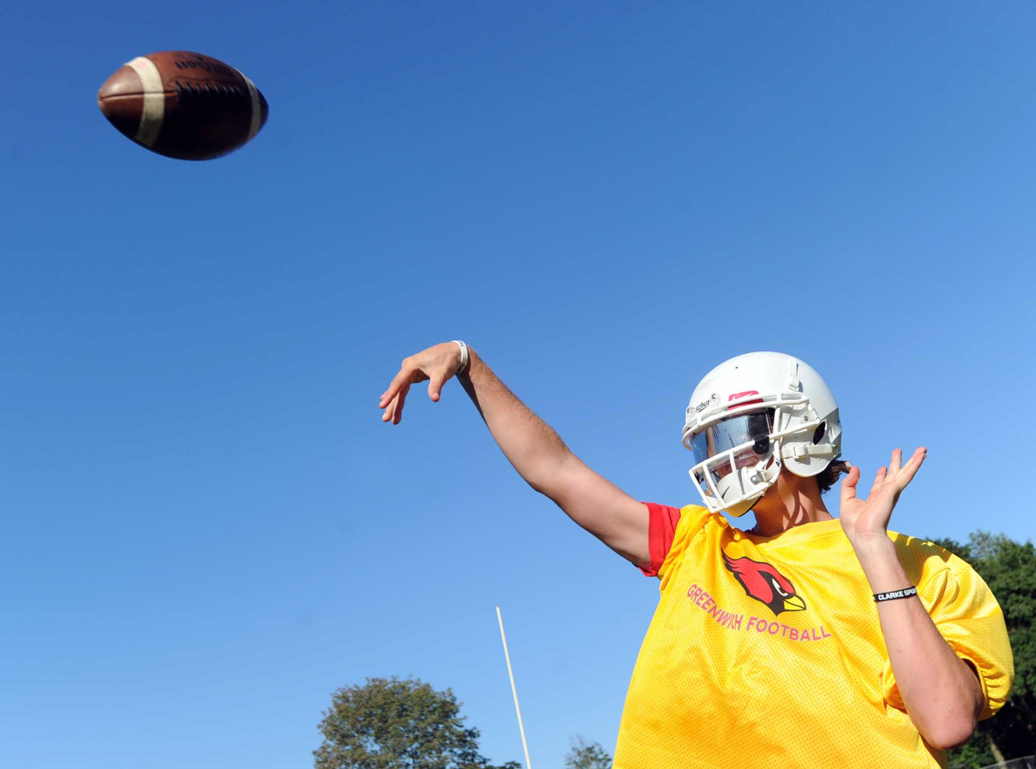 Greenwich football team opens training camp under Marinelli