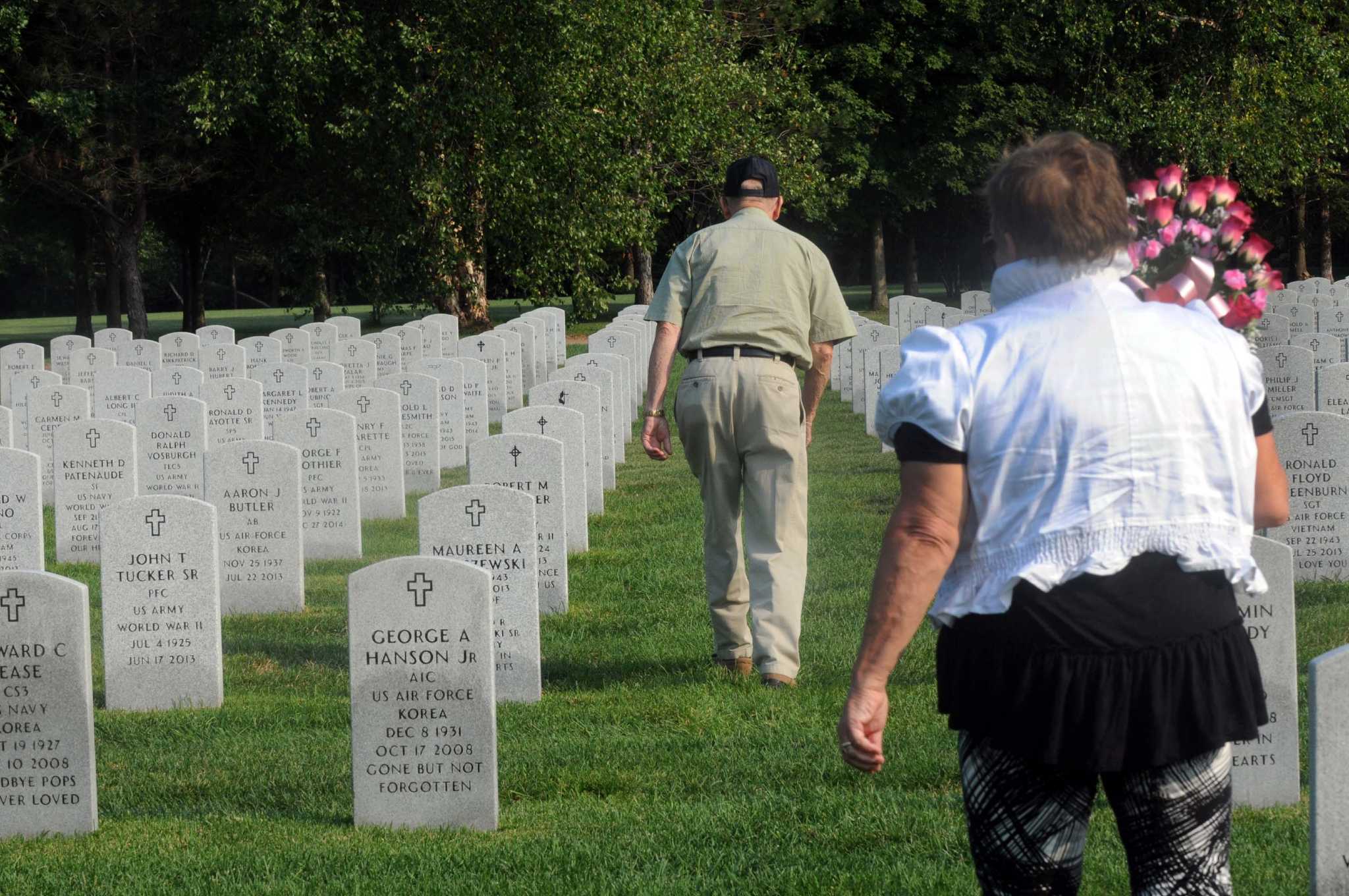 National veterans cemetery in Saratoga a busy shrine