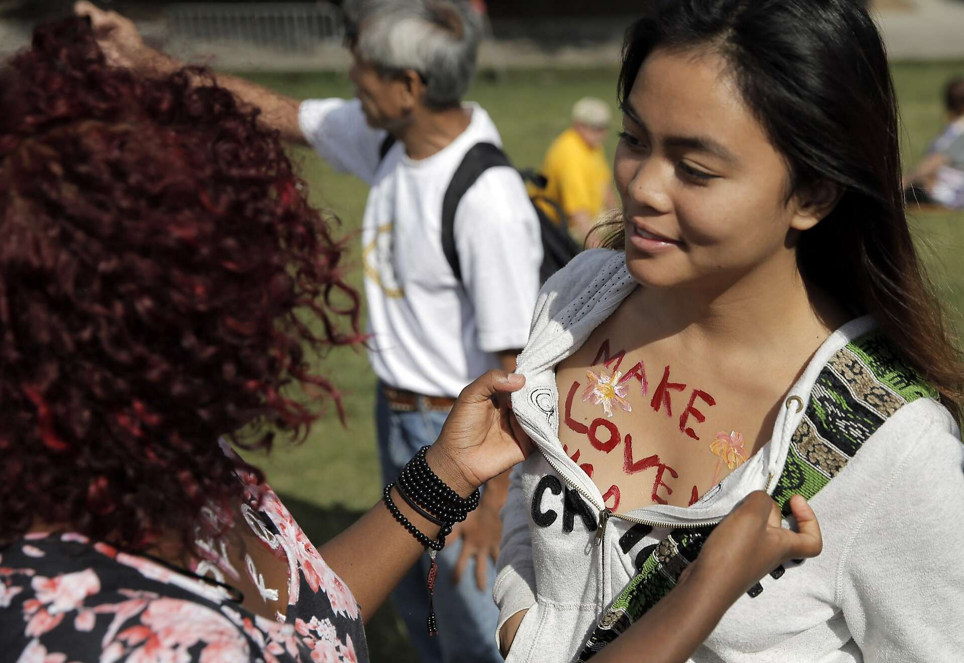 Woman to go topless Sunday, protesting laws that discriminate against ...