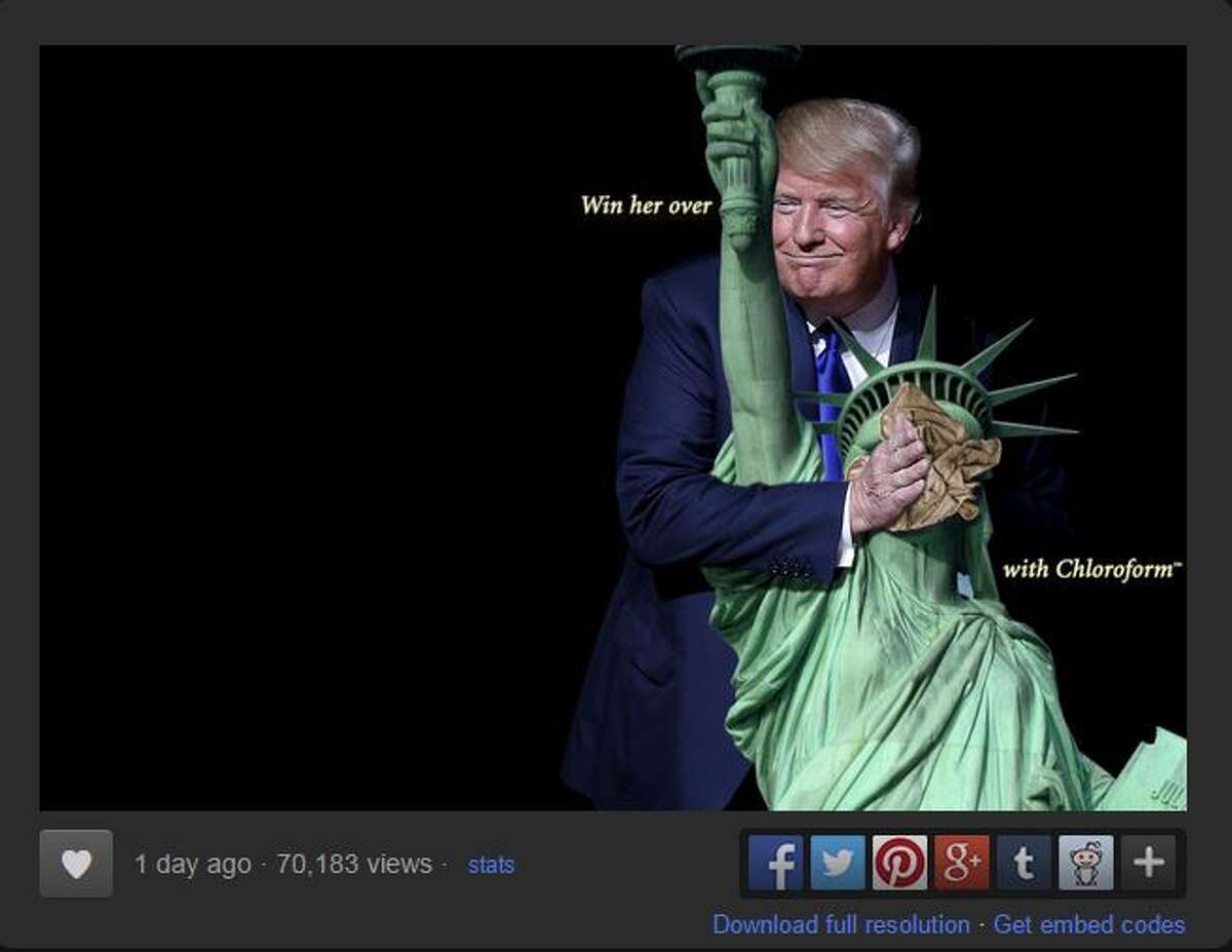 Class up your bash with a Trump piñata