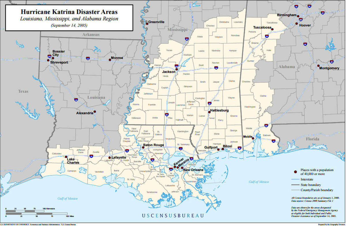16 maps and charts that show Hurricane Katrina's deadly impact