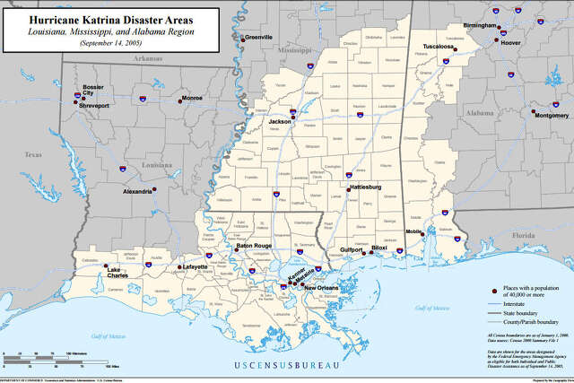 16 maps and charts that show Hurricane Katrina's deadly impact