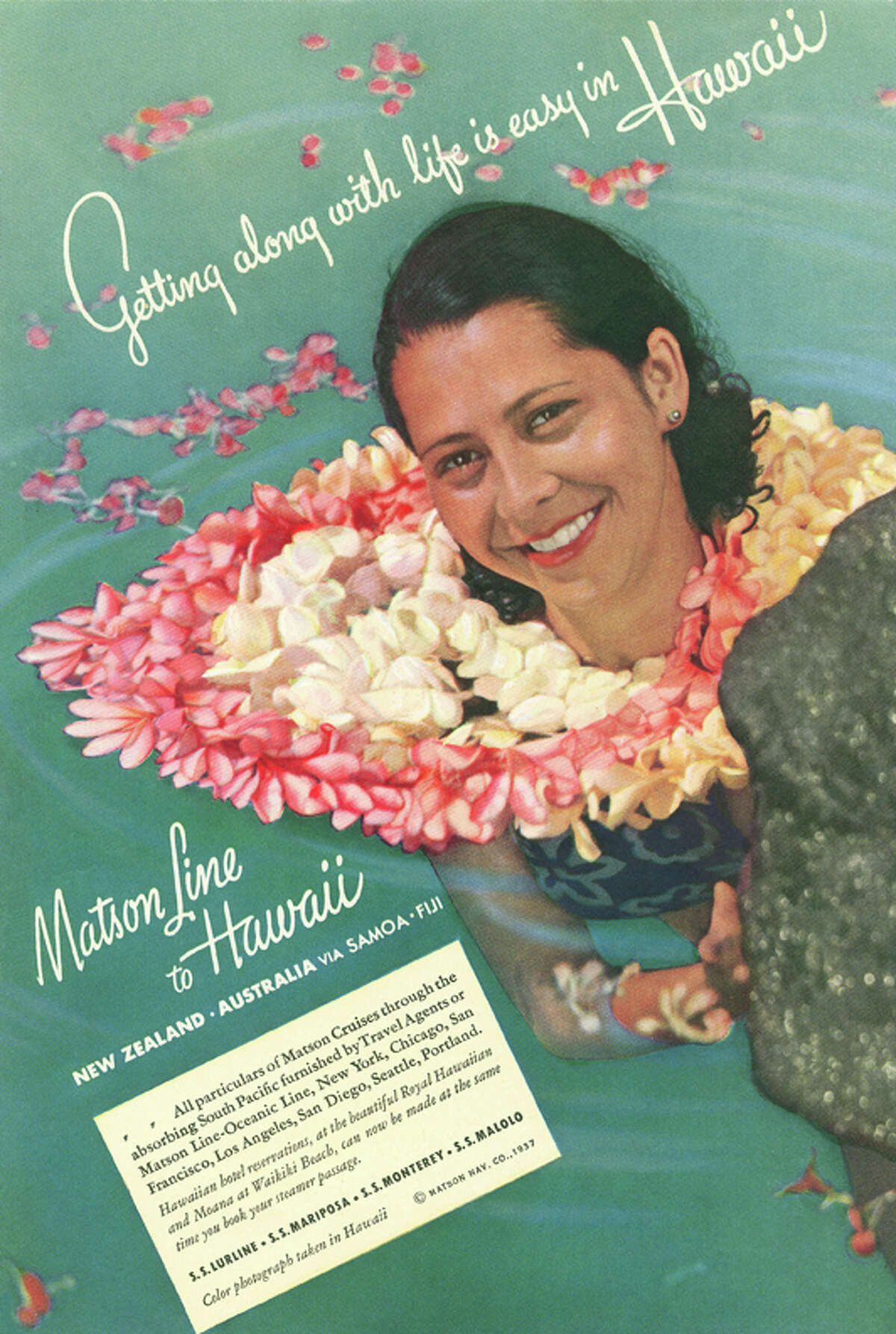 Matson liner travel ads reveal Hawaii’s fascinating tourism history