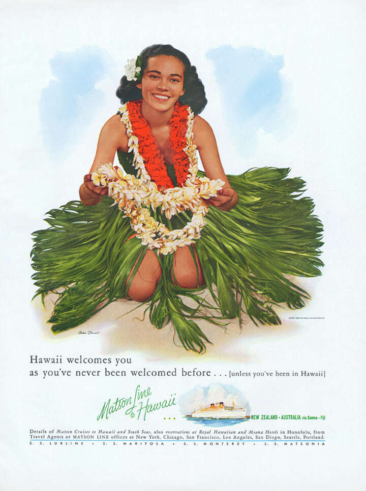 Matson liner travel ads reveal Hawaii’s fascinating tourism history
