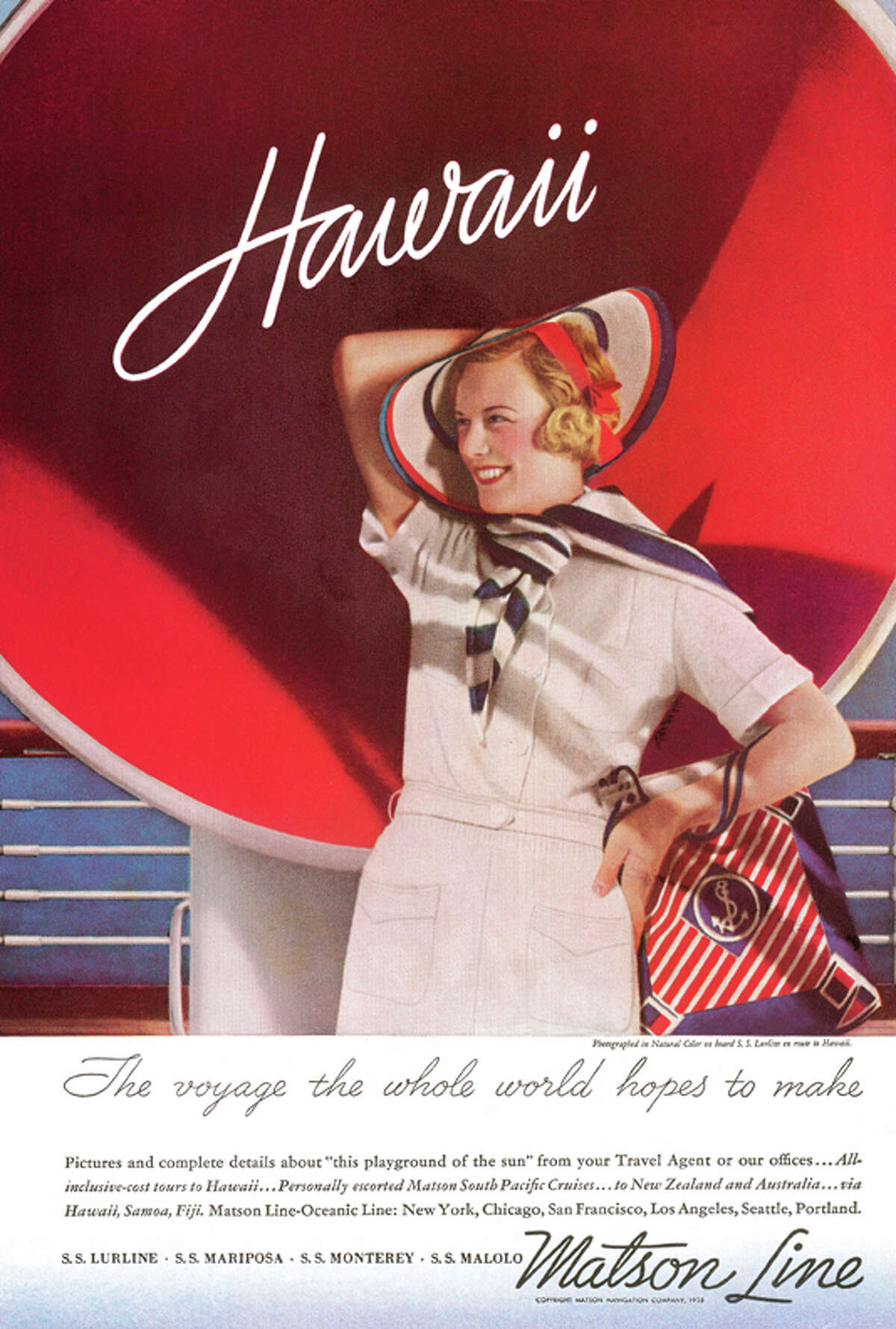 Matson liner travel ads reveal Hawaii’s fascinating tourism history