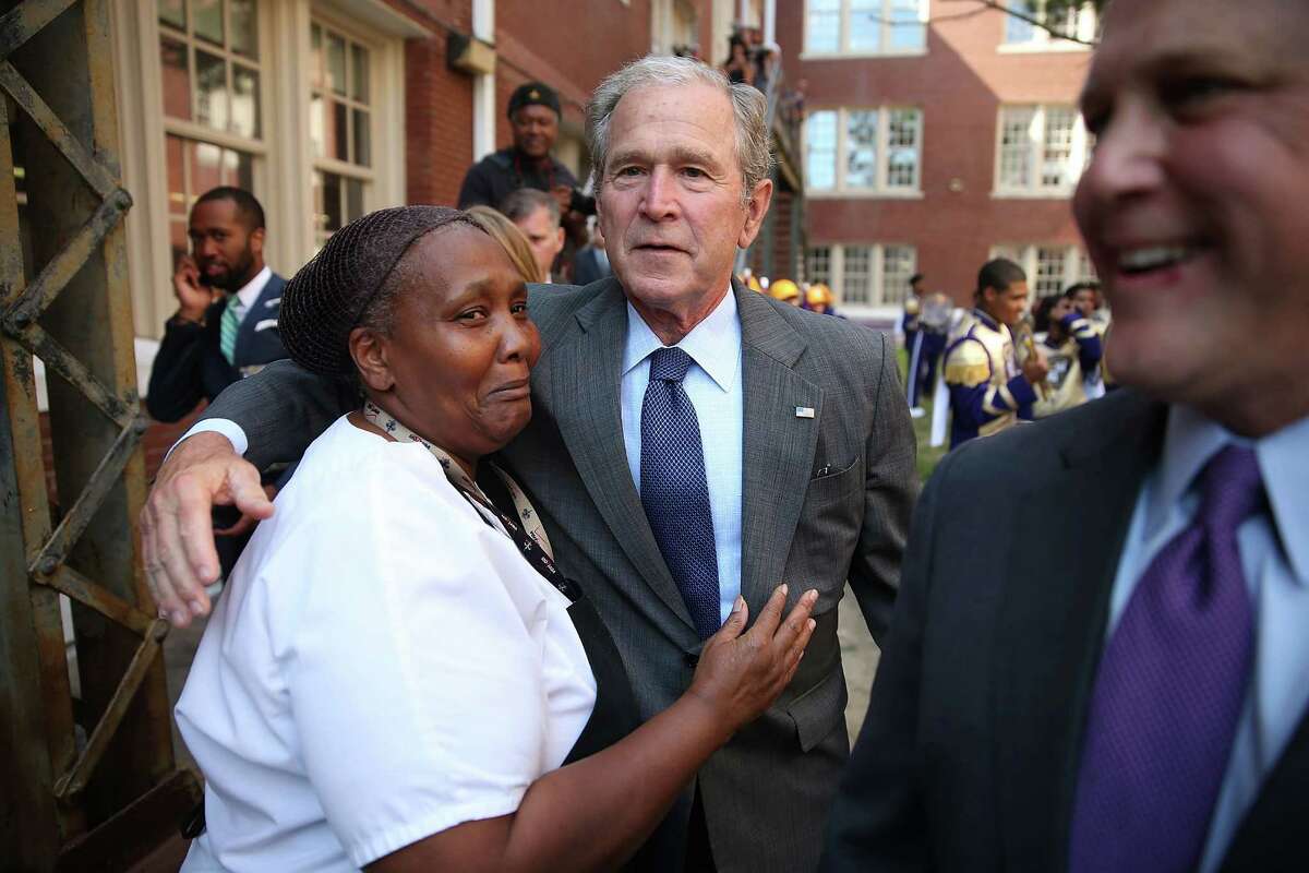 Jay Leno visits George W. Bush, finds out presidents can't drive on ...