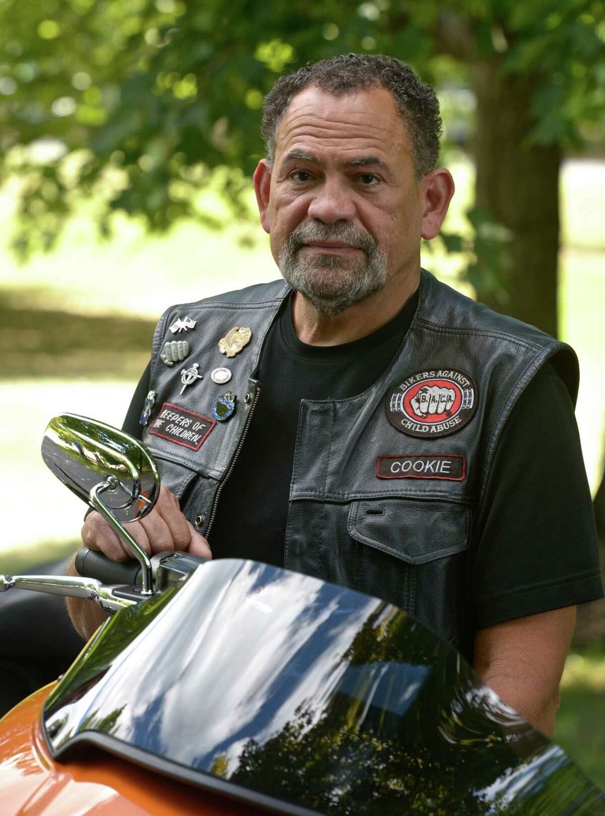 Bikers ride to help abused kids