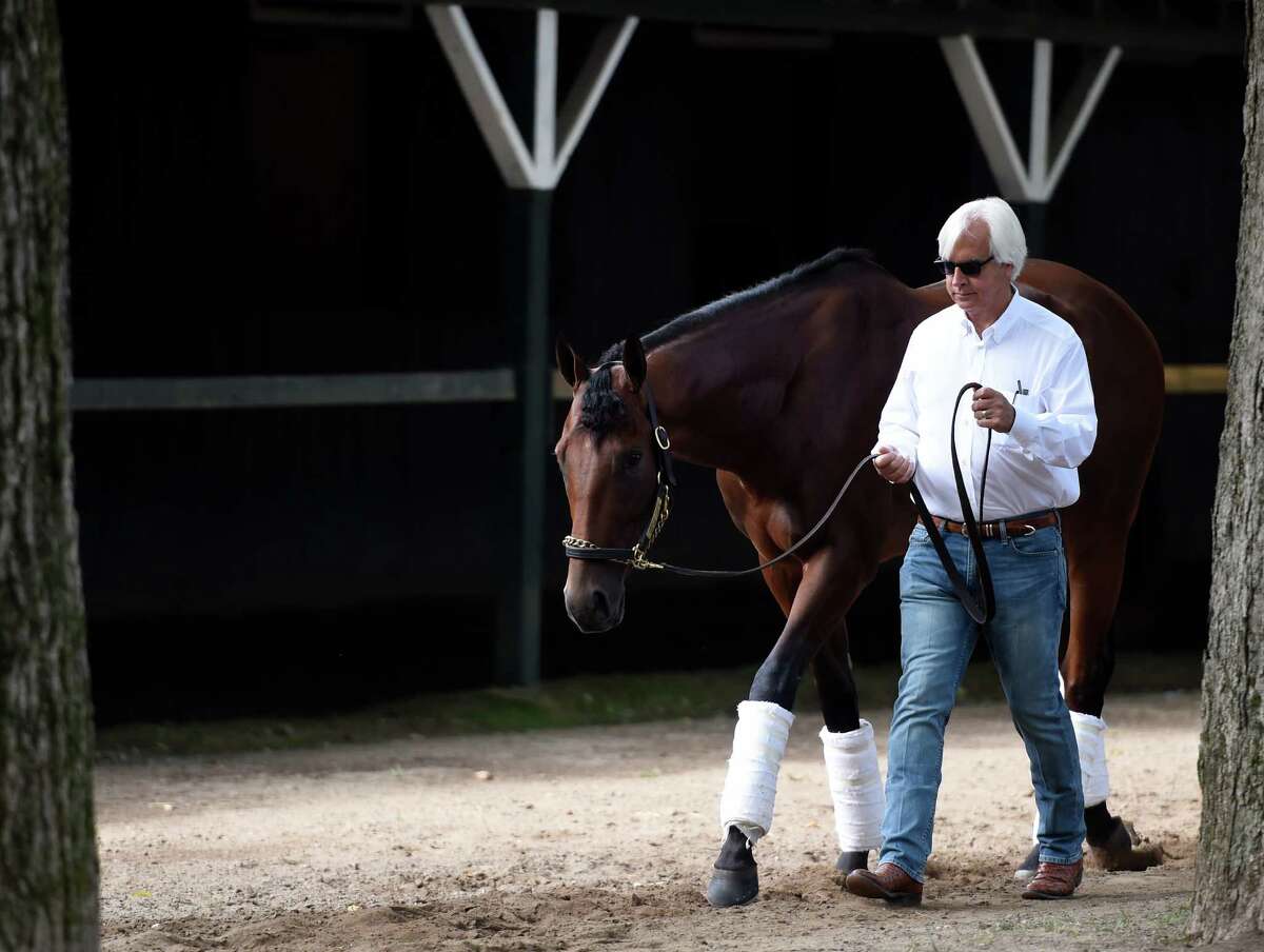 A friendly farewell for American Pharoah