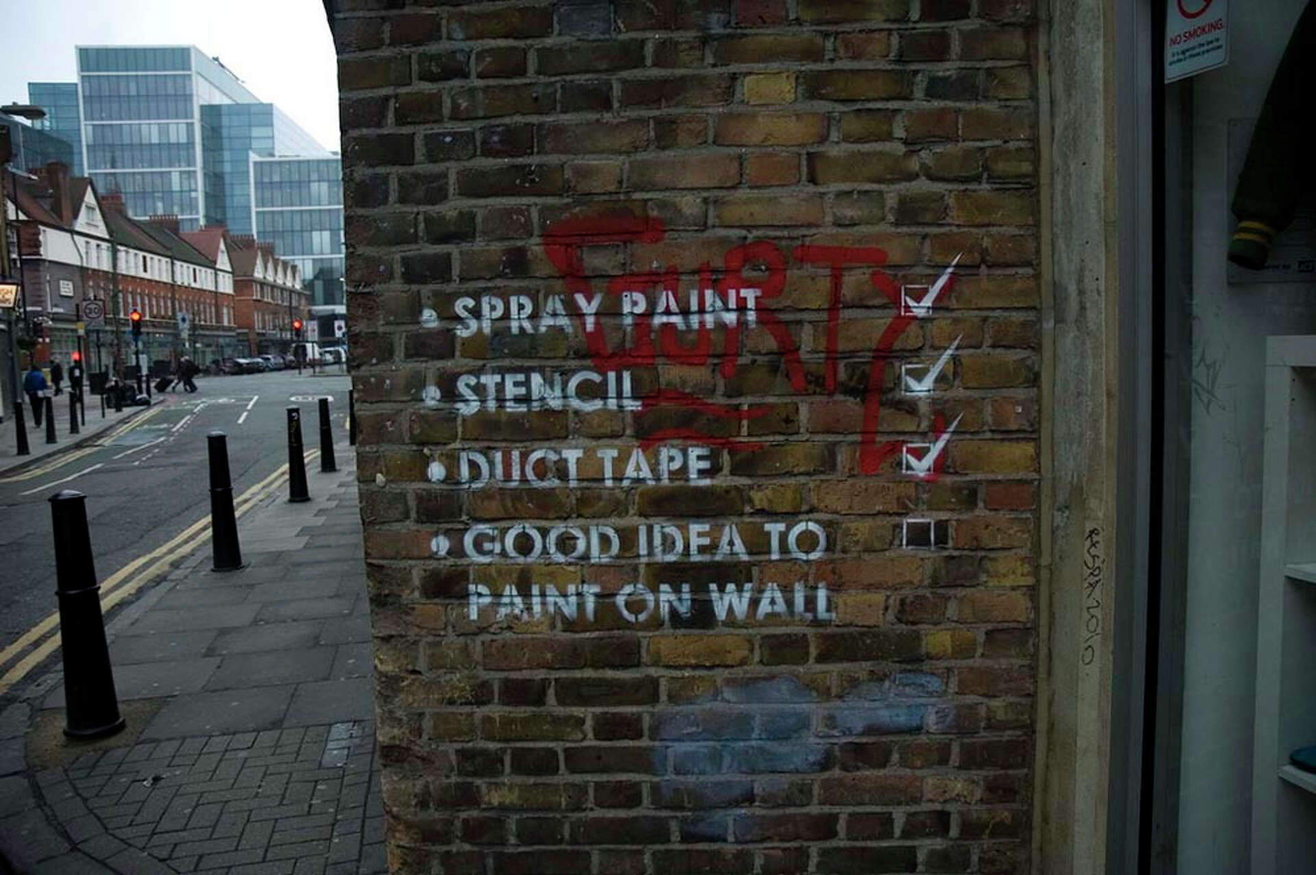 18 amusing examples of London's subversive graffiti