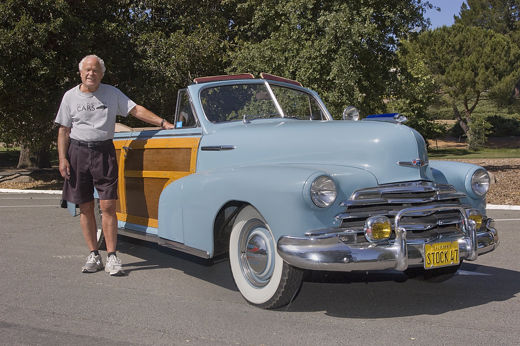 Classic Chevy has warmth of wood